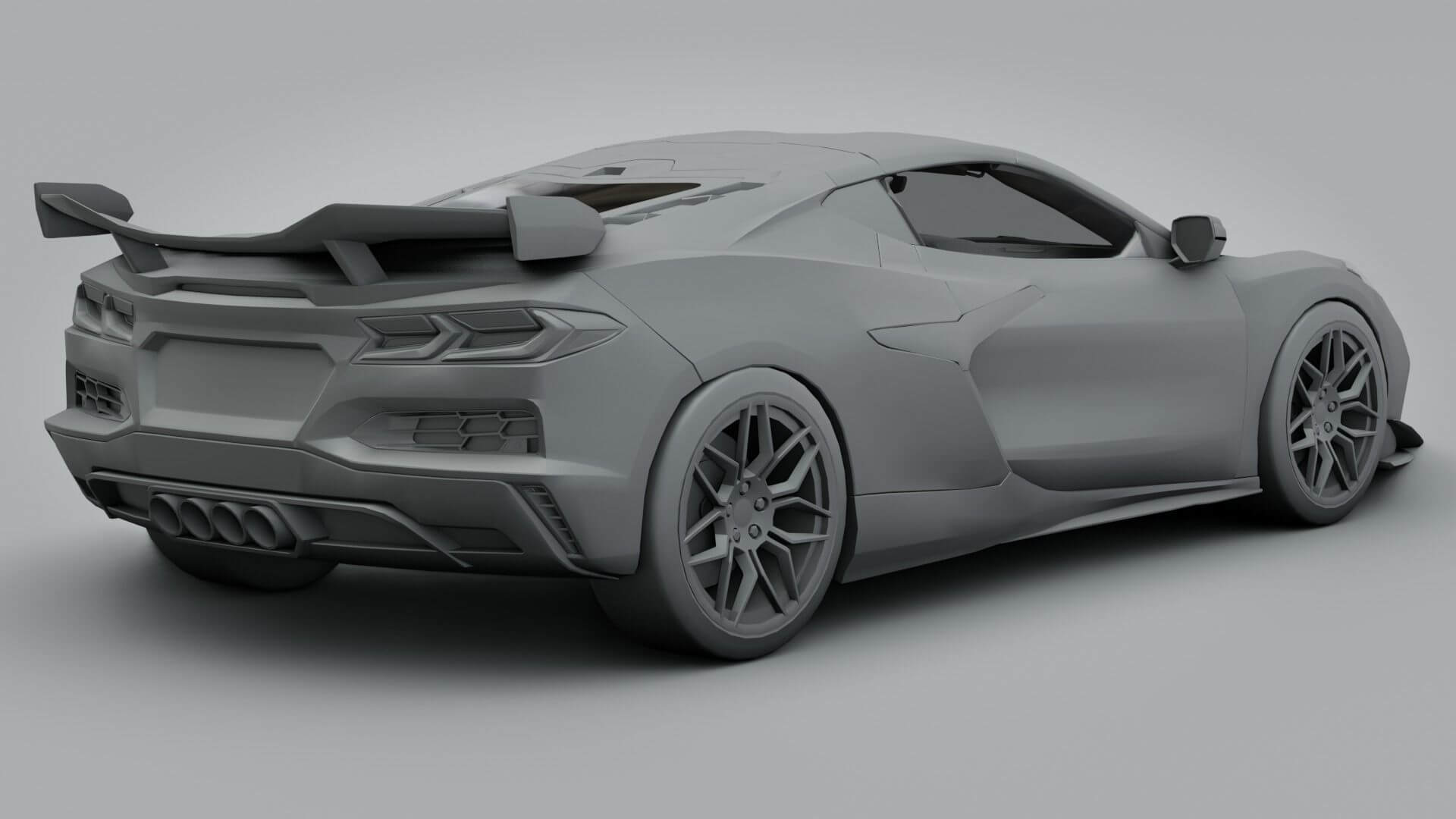 Chevrolet Corvette Z06 - 3D Model by Phazan