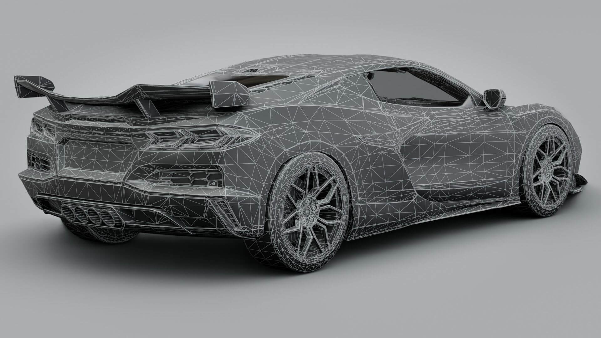 Chevrolet Corvette Z06 - 3D Model by Phazan