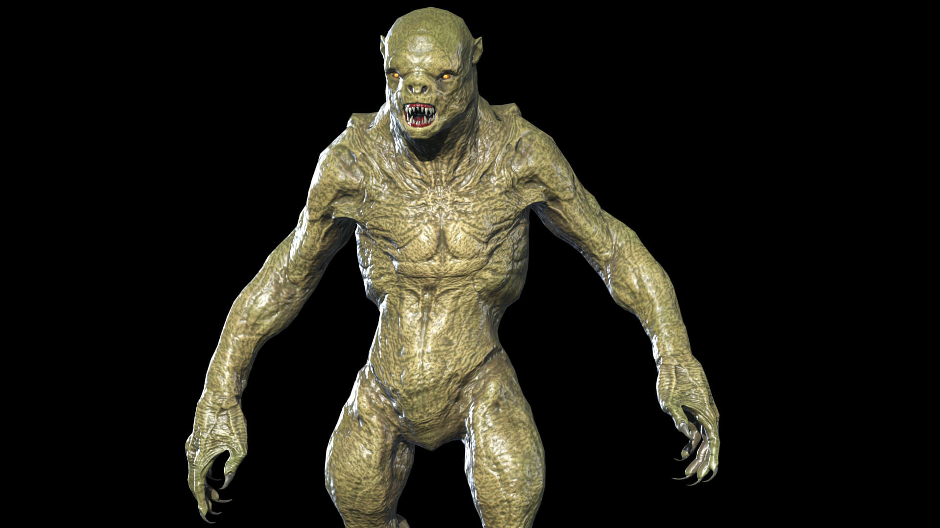 Chupacabra Monster - 3D Model by Phazan