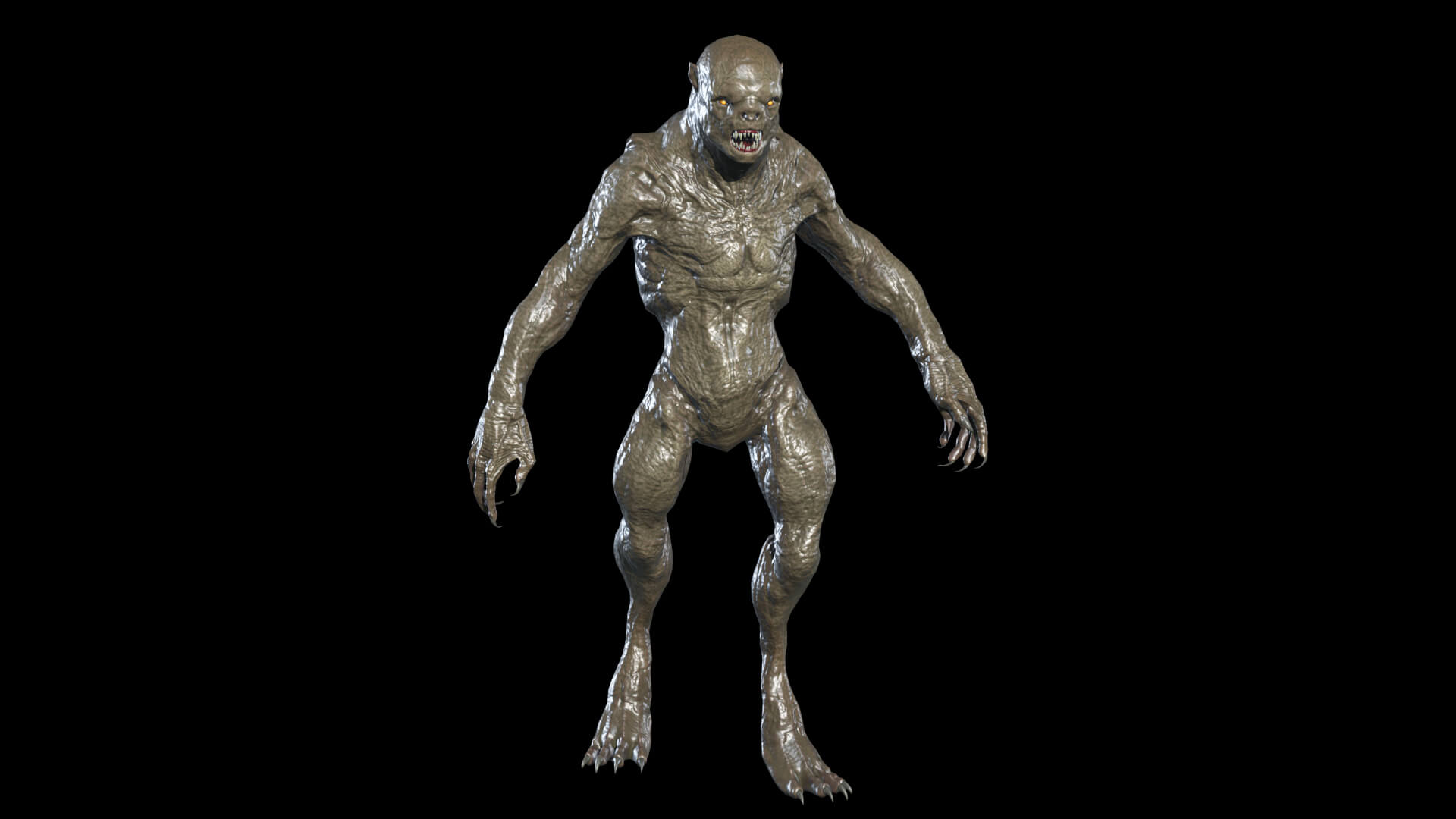 Chupacabra Monster - 3D Model by Phazan