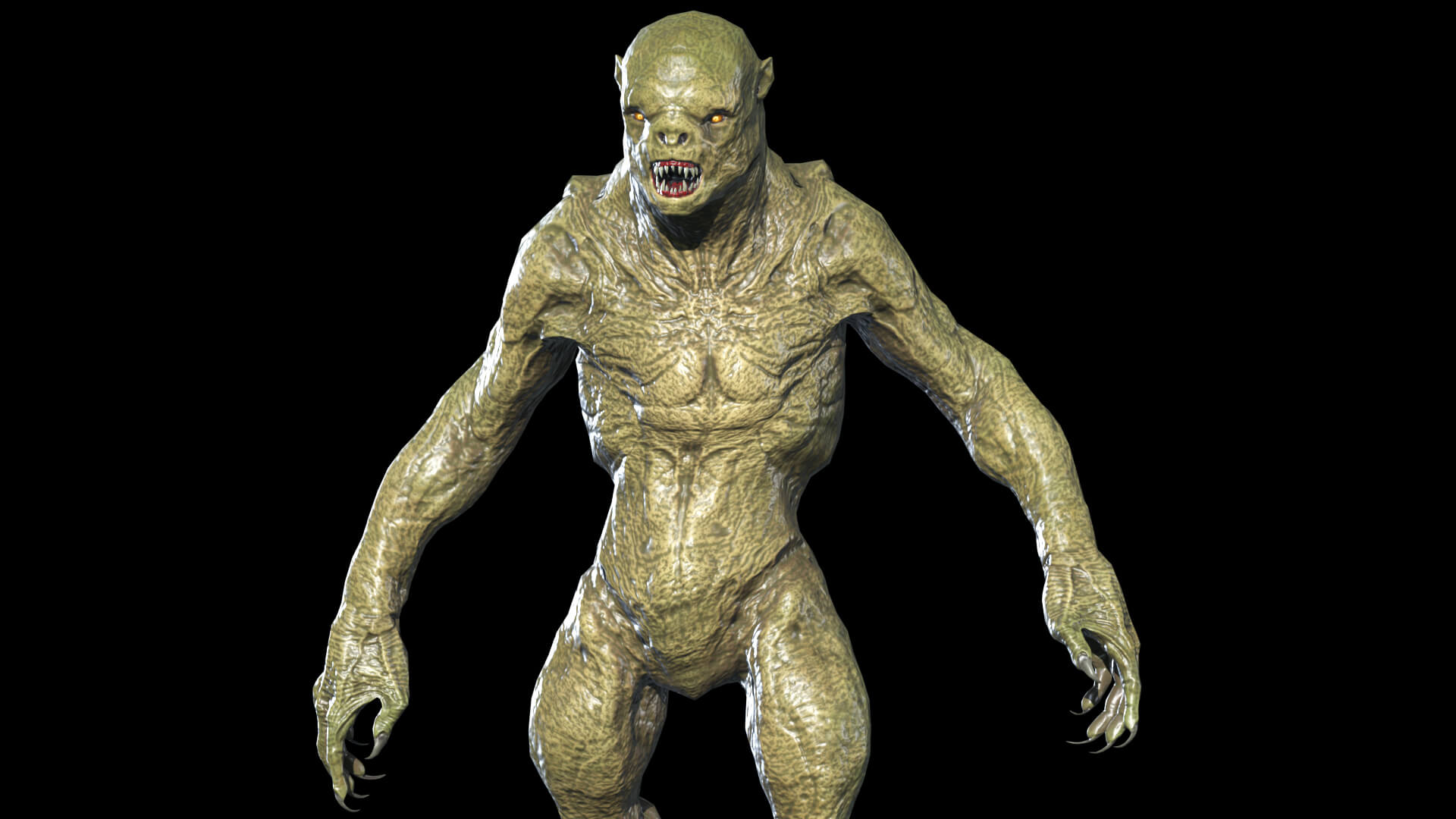 Chupacabra Monster - 3D Model by Phazan