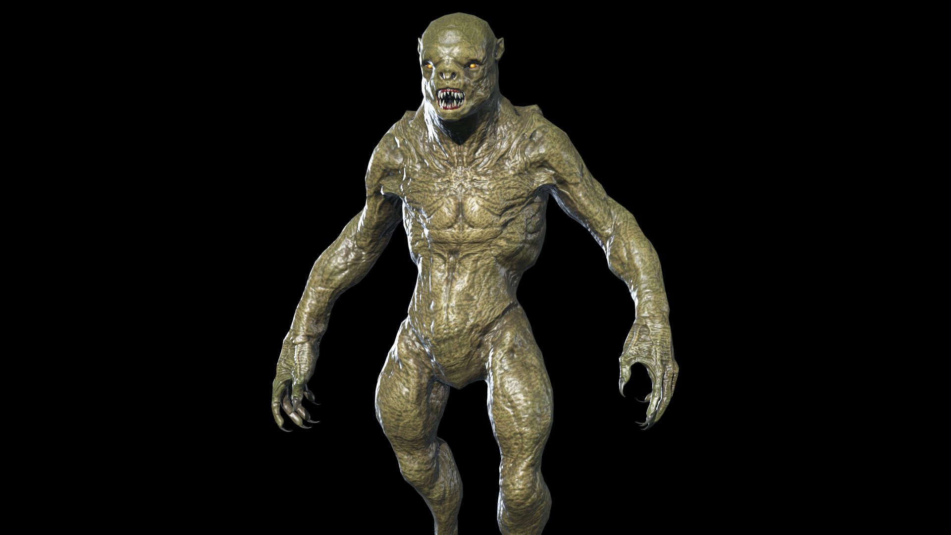 Chupacabra Monster - 3D Model by Phazan