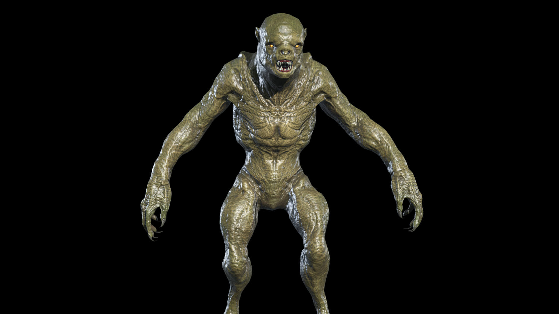 Chupacabra Monster - 3D Model by Phazan