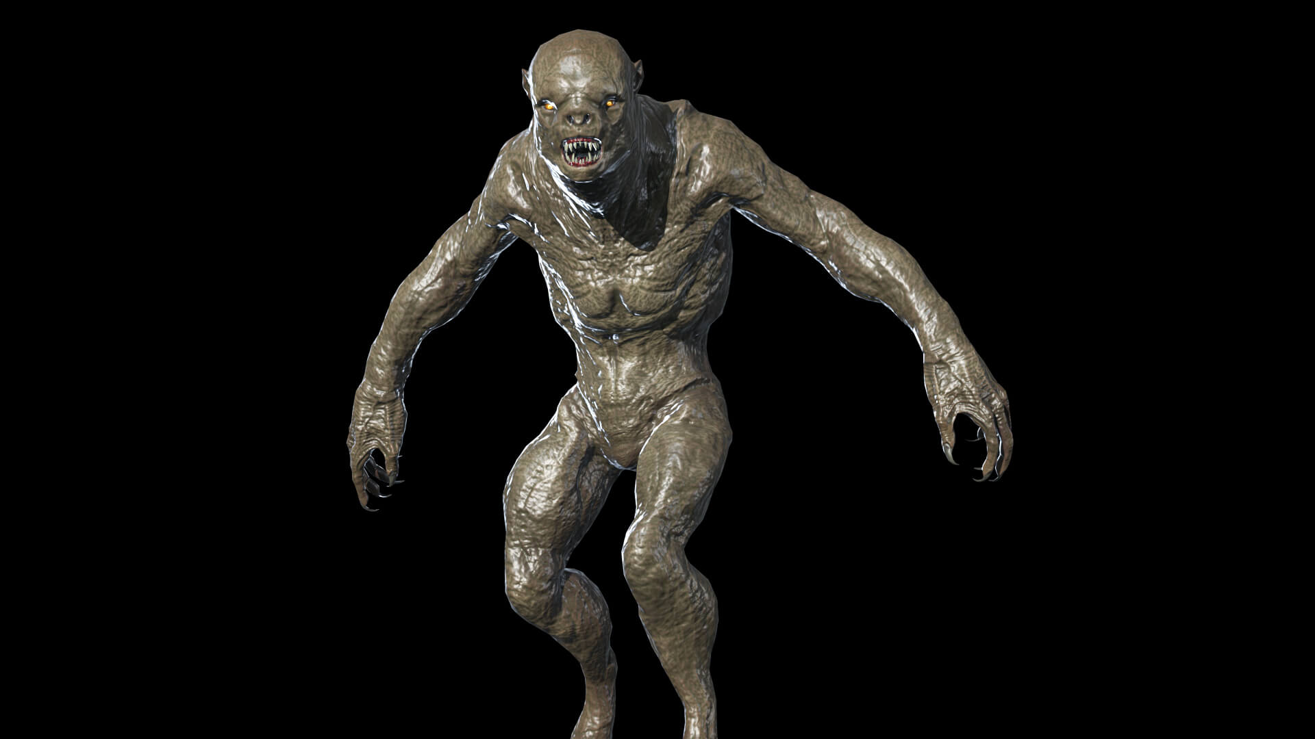 Chupacabra Monster - 3D Model by Phazan