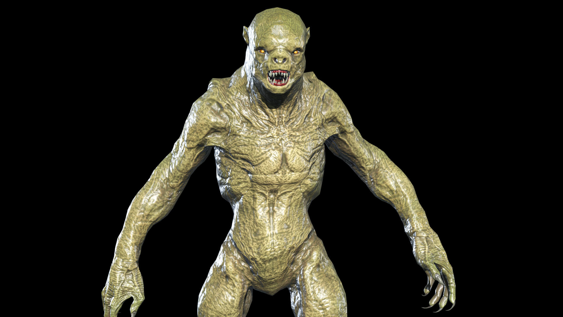 Chupacabra Monster - 3D Model by Phazan