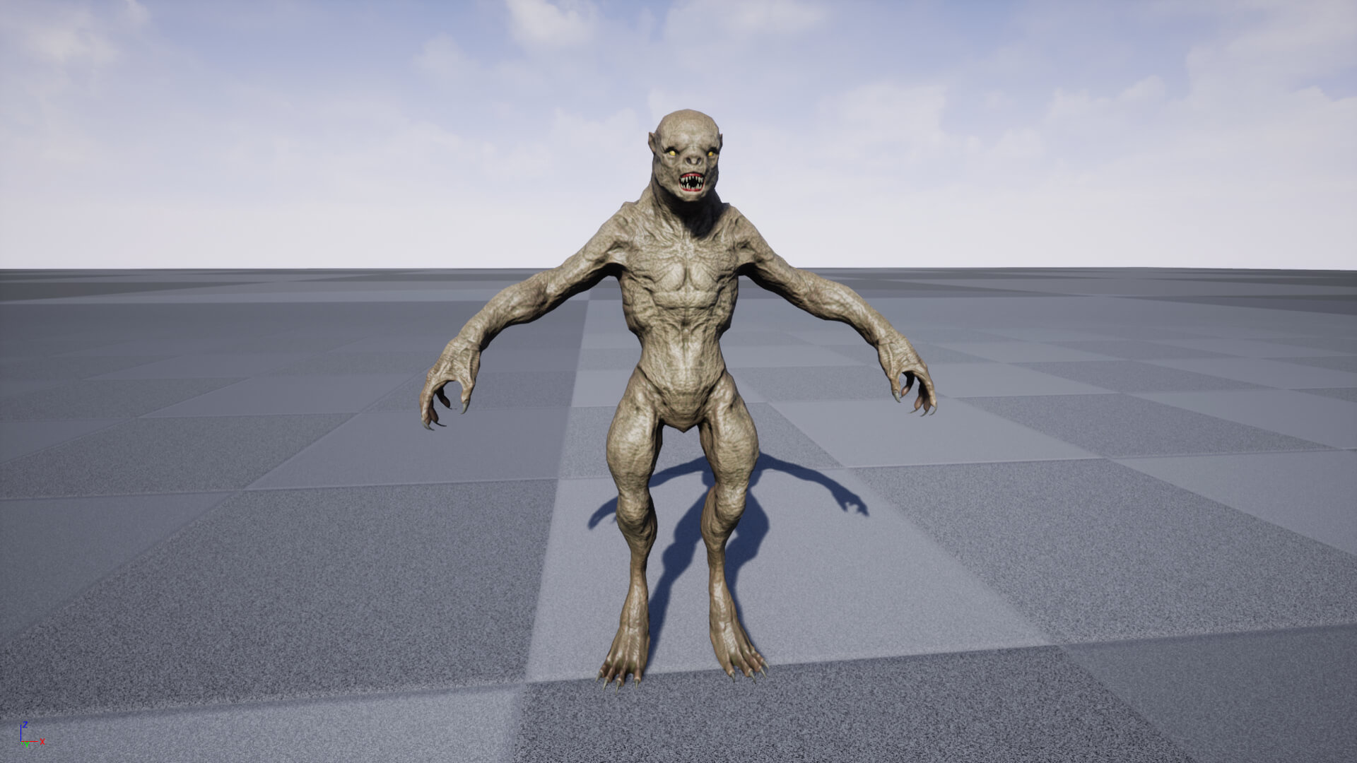 Chupacabra Monster - 3D Model by Phazan