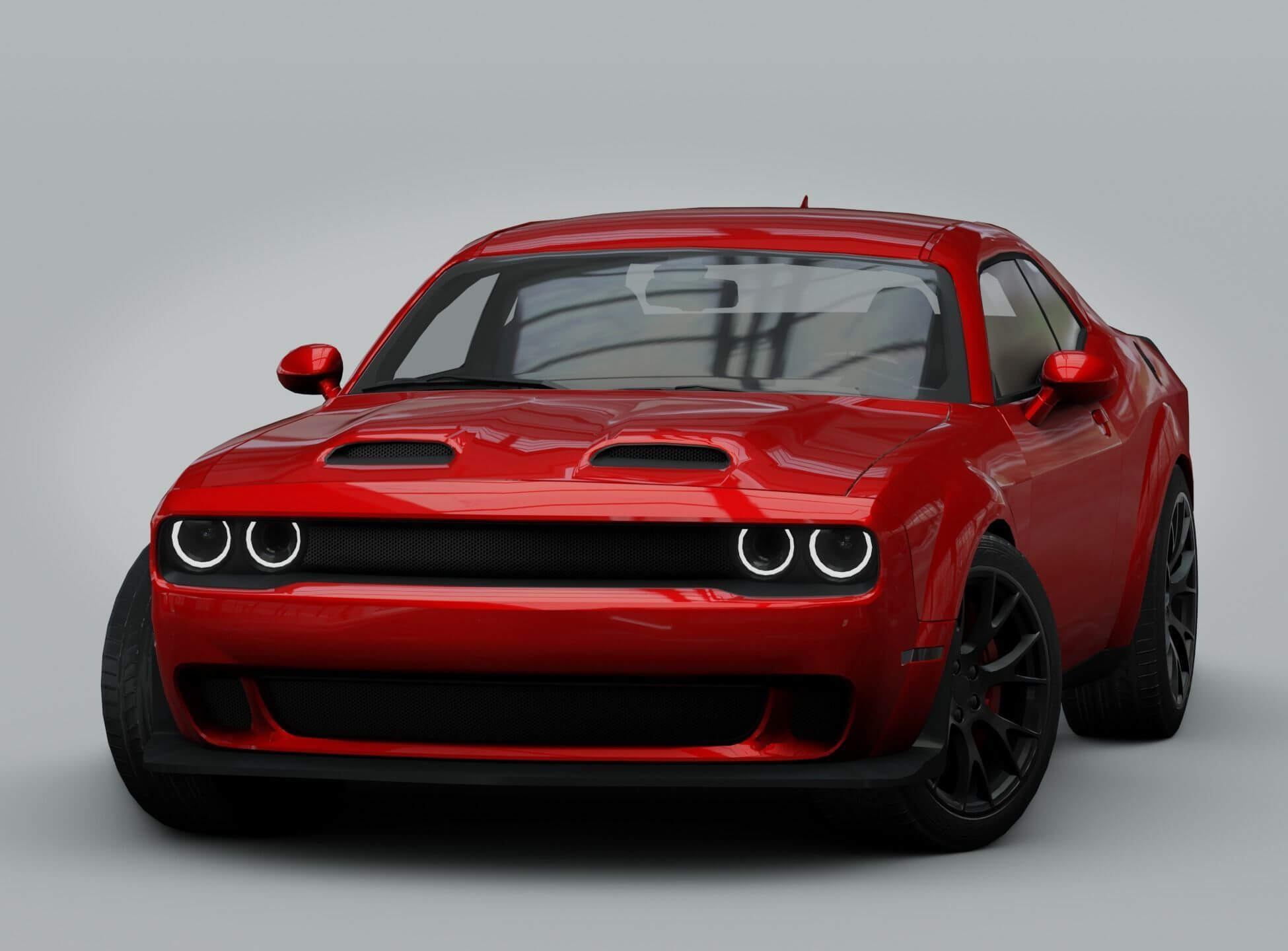 Collection 6 Muscle Cars - 3D Model by Phazan