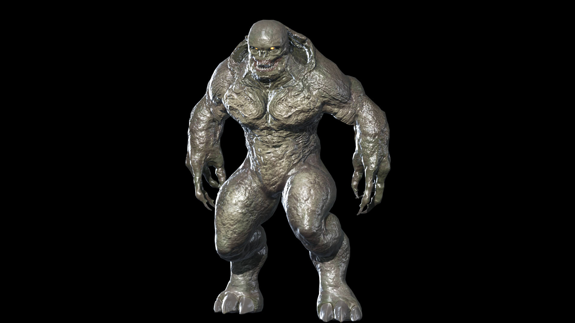 Demon Boss Monster - 3D Model by Phazan