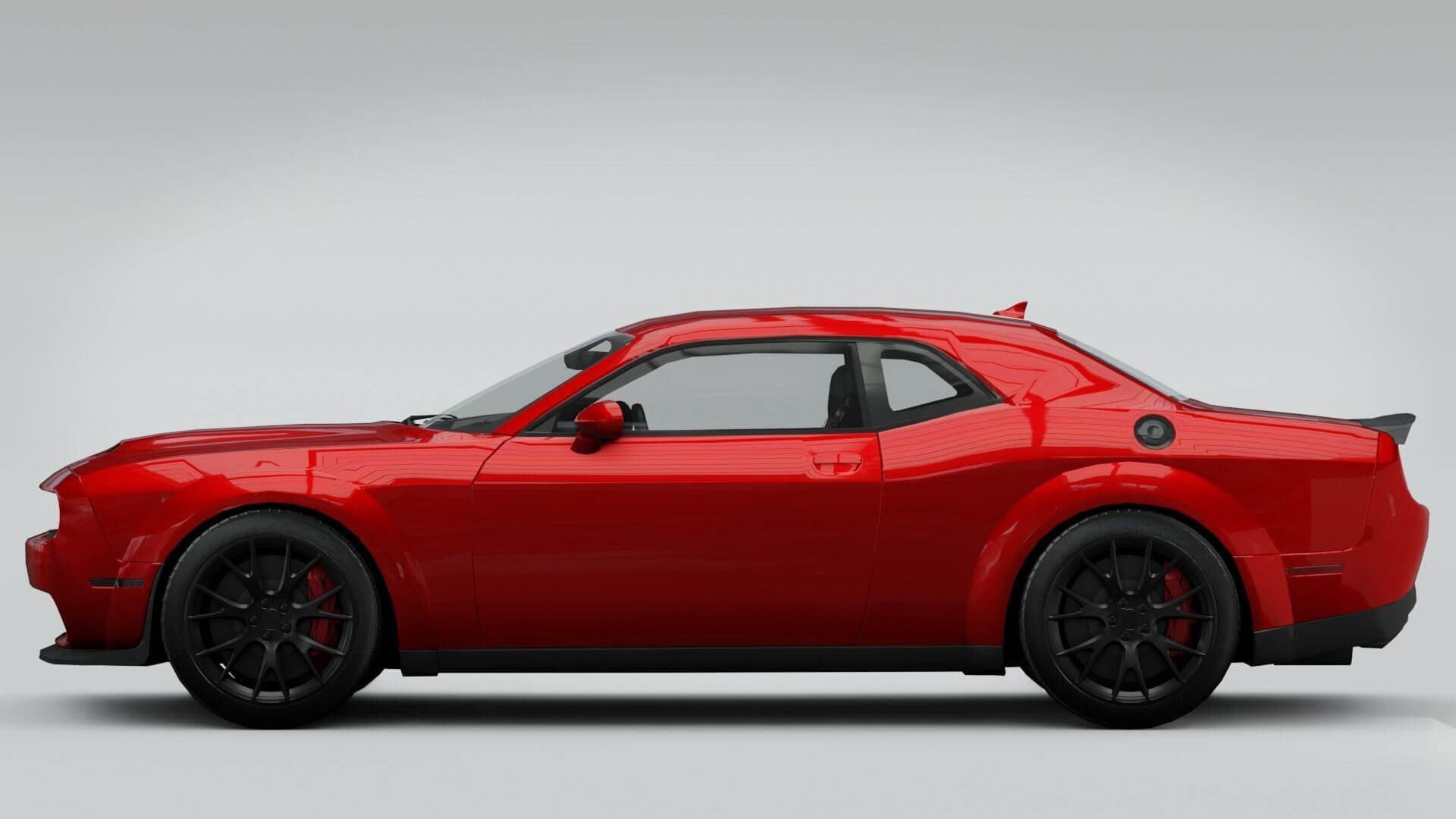 Dodge Challenger SRT Hellcat Widebody Redeye - 3D Model by Phazan