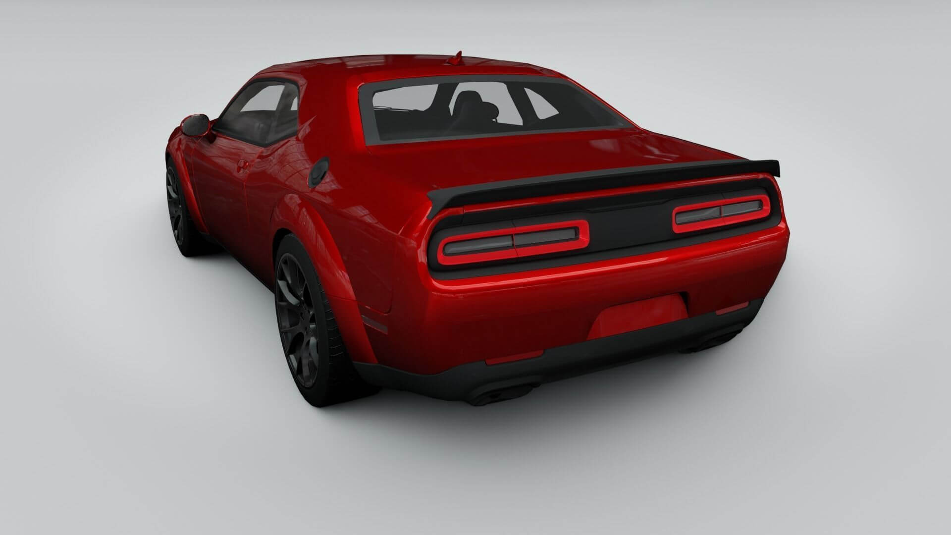 Dodge Challenger SRT Hellcat Widebody Redeye - 3D Model by Phazan