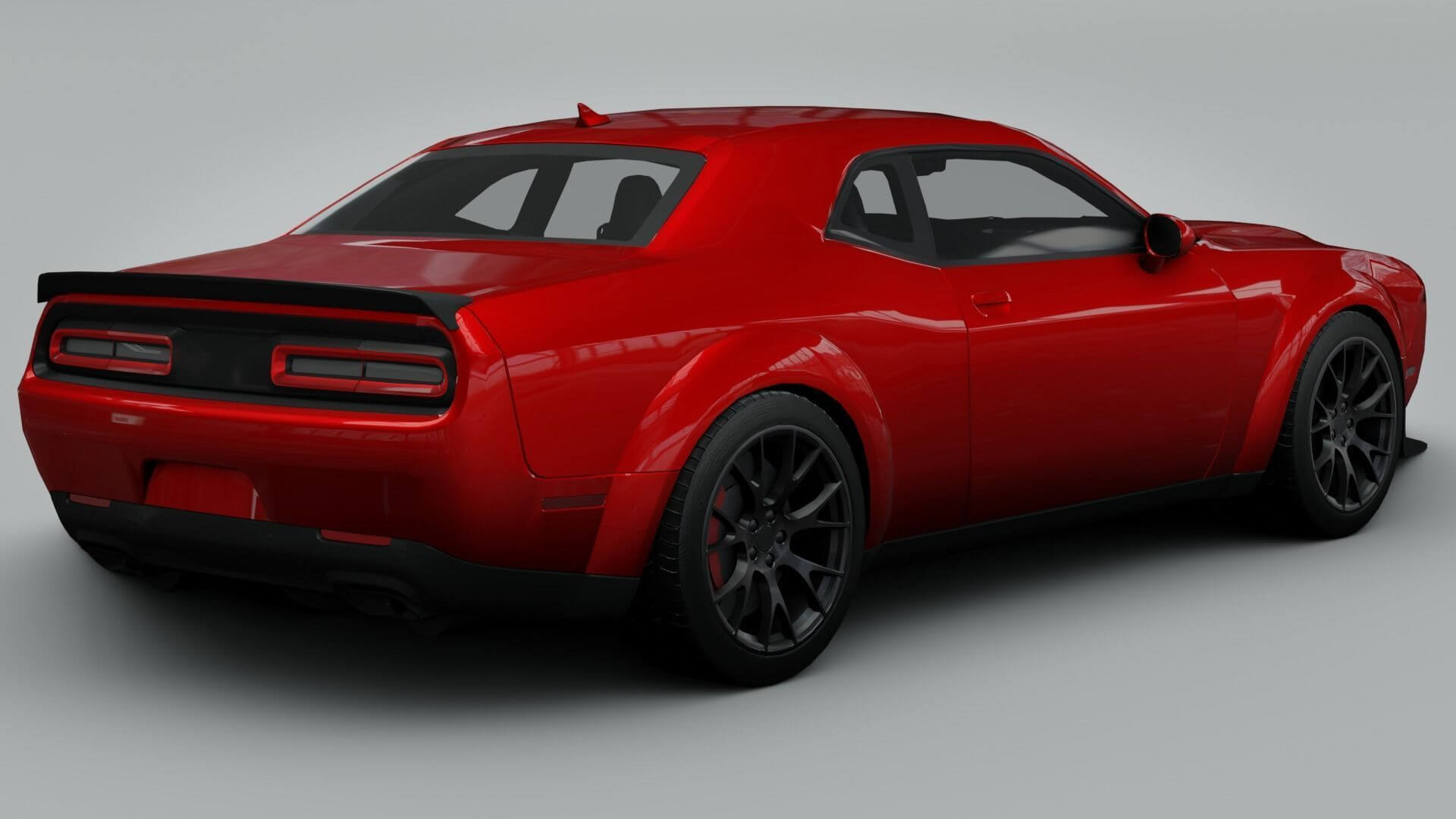 Dodge Challenger SRT Hellcat Widebody Redeye - 3D Model by Phazan