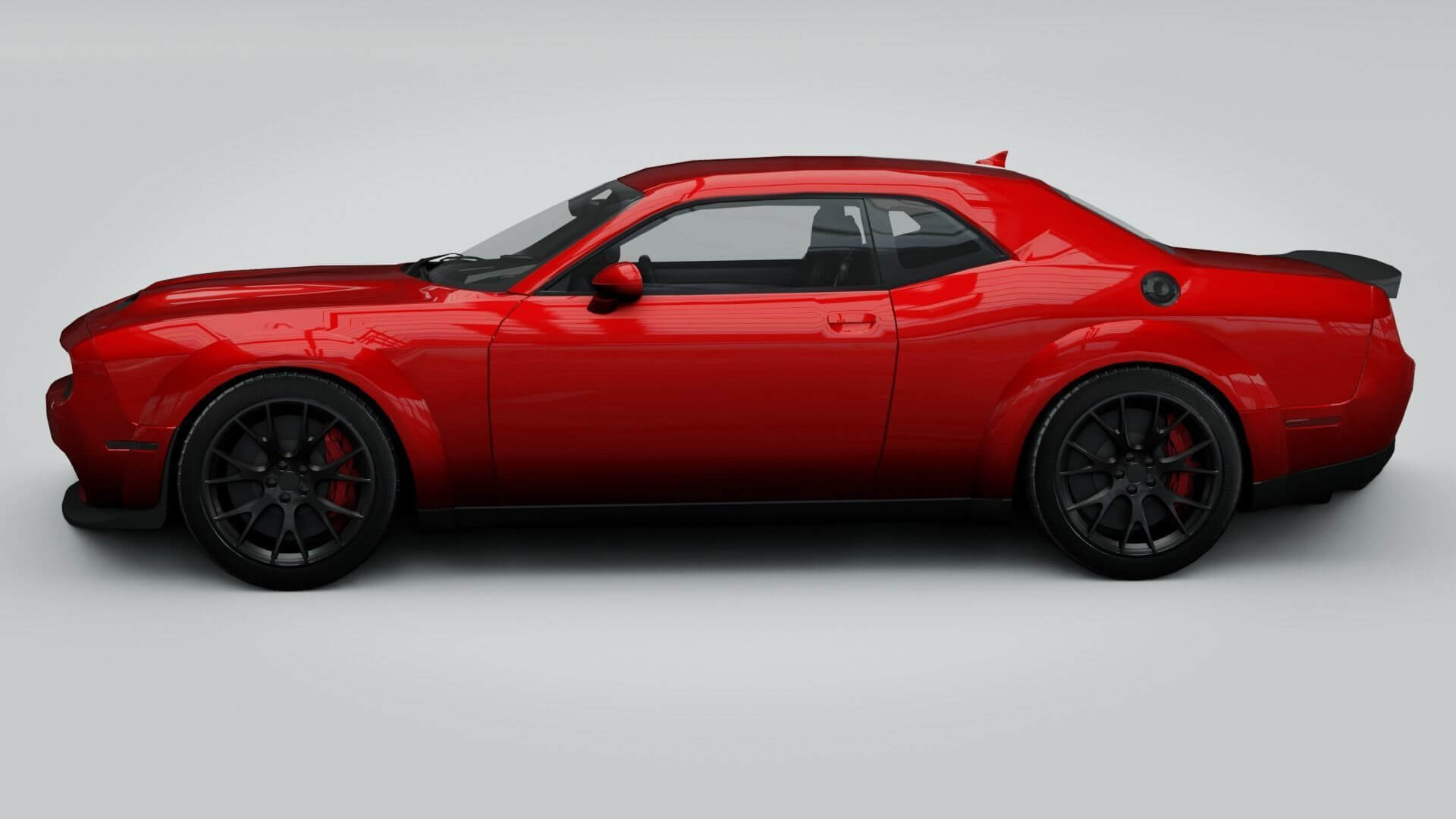 Dodge Challenger SRT Hellcat Widebody Redeye - 3D Model by Phazan