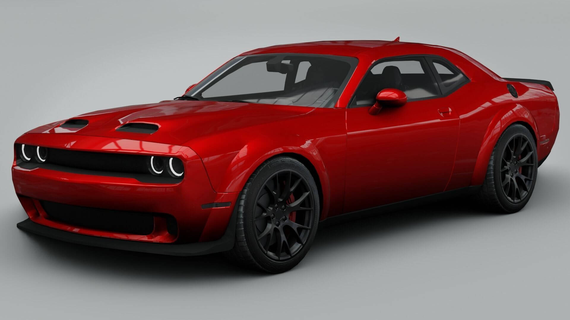 Dodge Challenger SRT Hellcat Widebody Redeye - 3D Model by Phazan