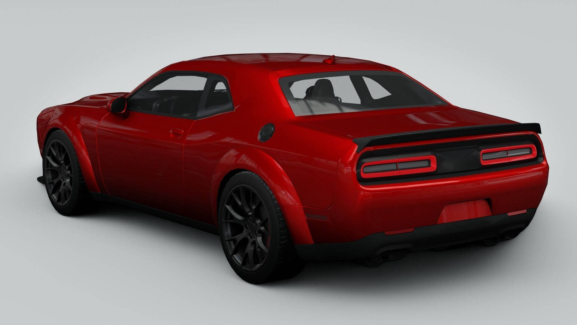 Dodge Challenger SRT Hellcat Widebody Redeye - 3D Model by Phazan