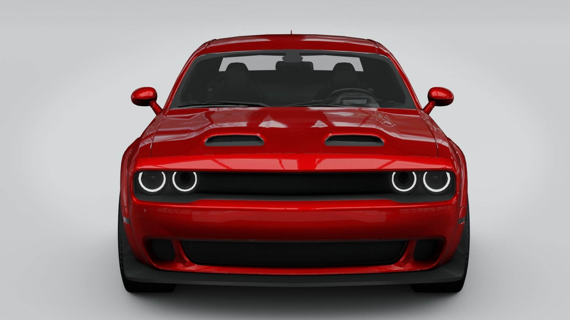 Dodge Challenger SRT Hellcat Widebody Redeye - 3D Model by Phazan