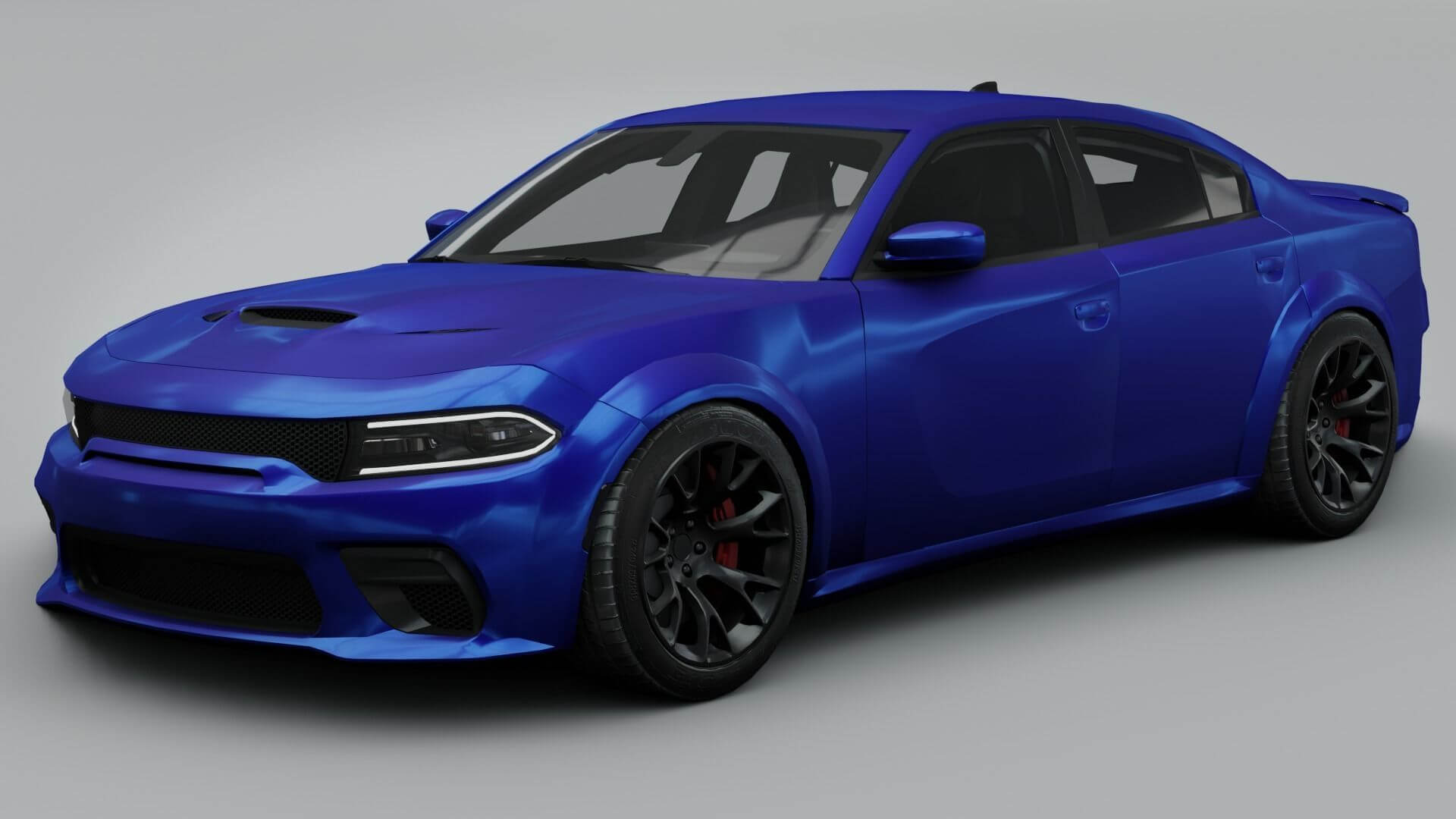 Dodge Charget SRT Hellcat - 3D Model by Phazan