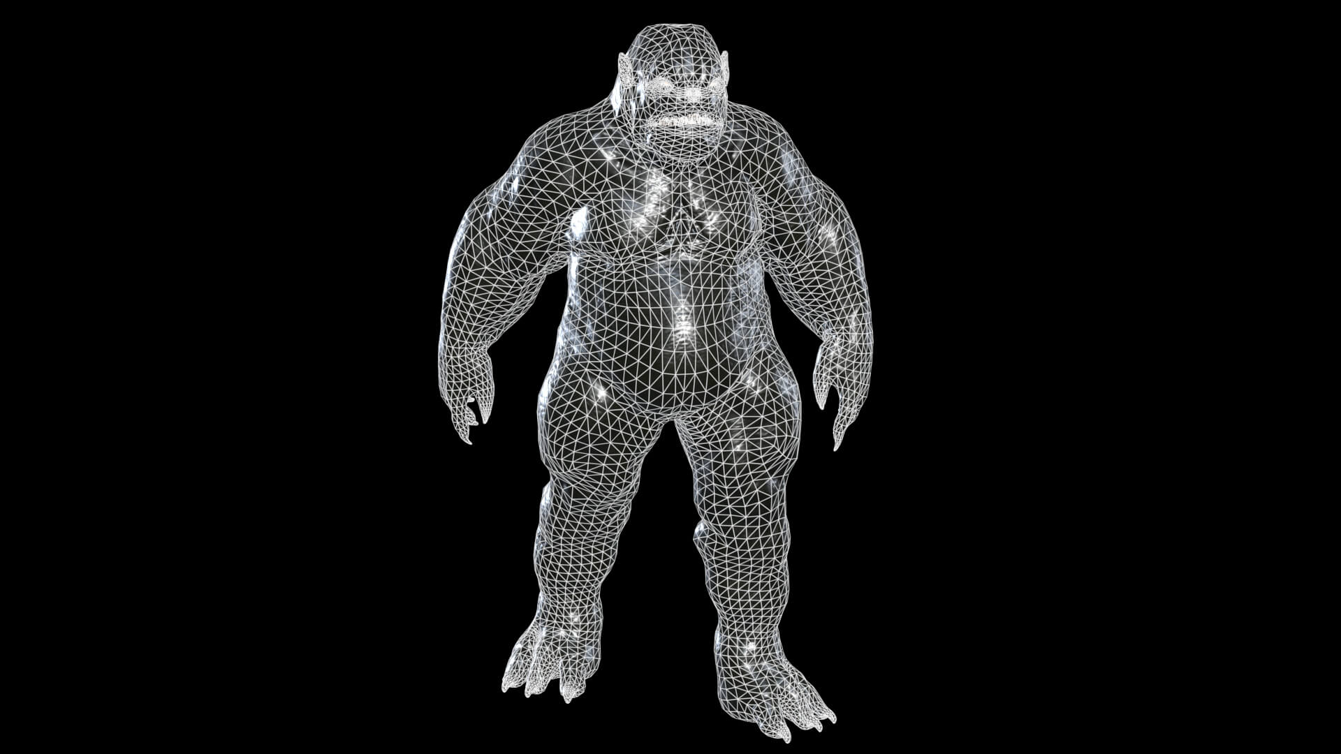 Fat Demon 1 Monster - 3D Model by Phazan