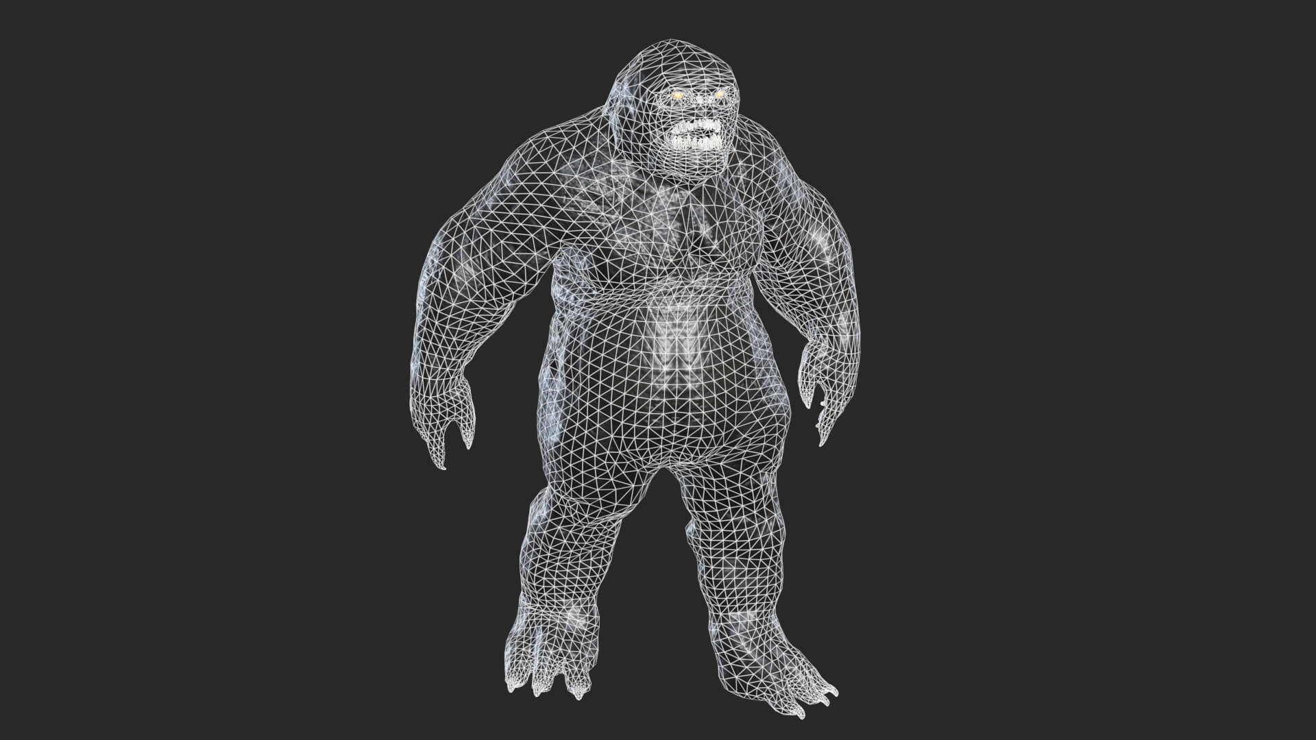 Fat Demon 6 Monster - 3D Model by Phazan