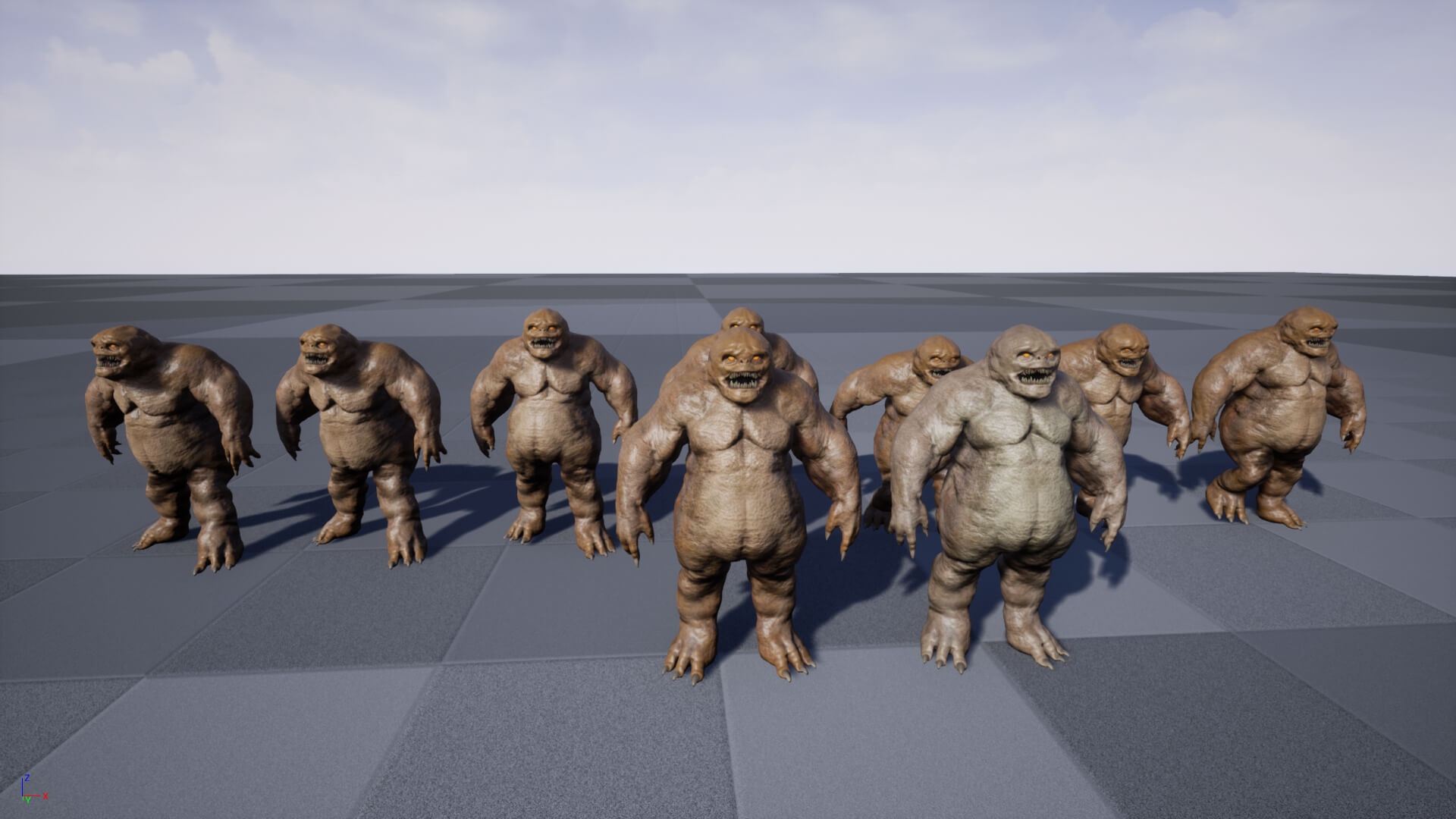 Fat Demon 6 Monster - 3D Model by Phazan