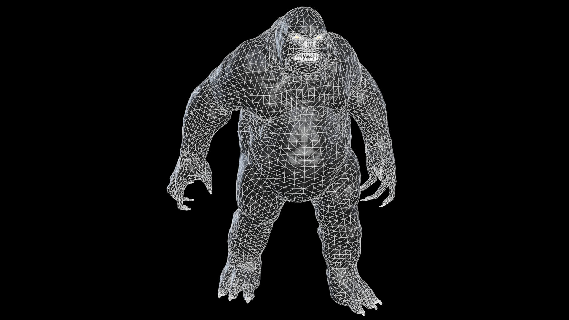 Fat Demon 7 Monster - 3D Model by Phazan