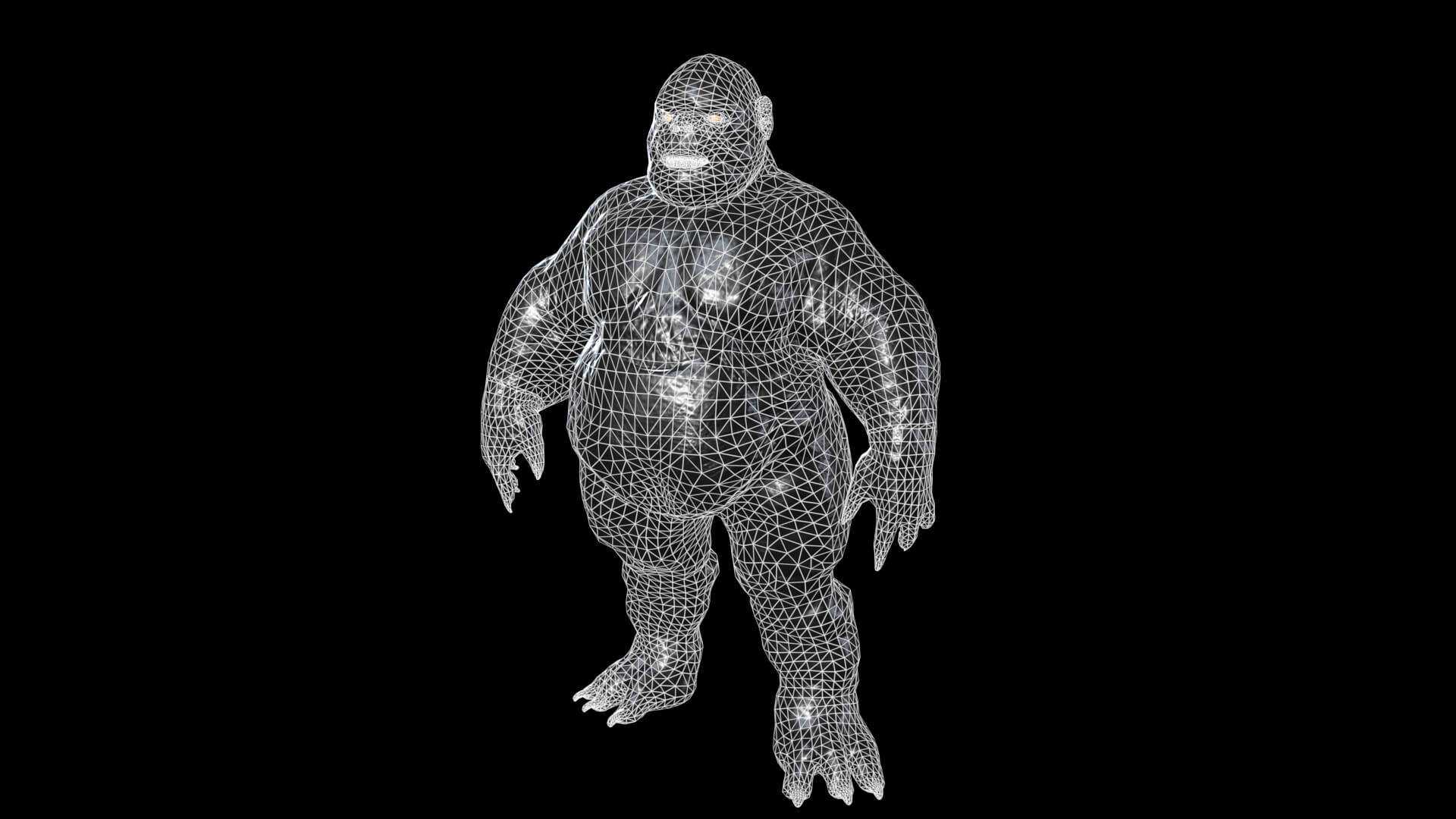 Fat Demon 2 Monster - 3D Model by Phazan