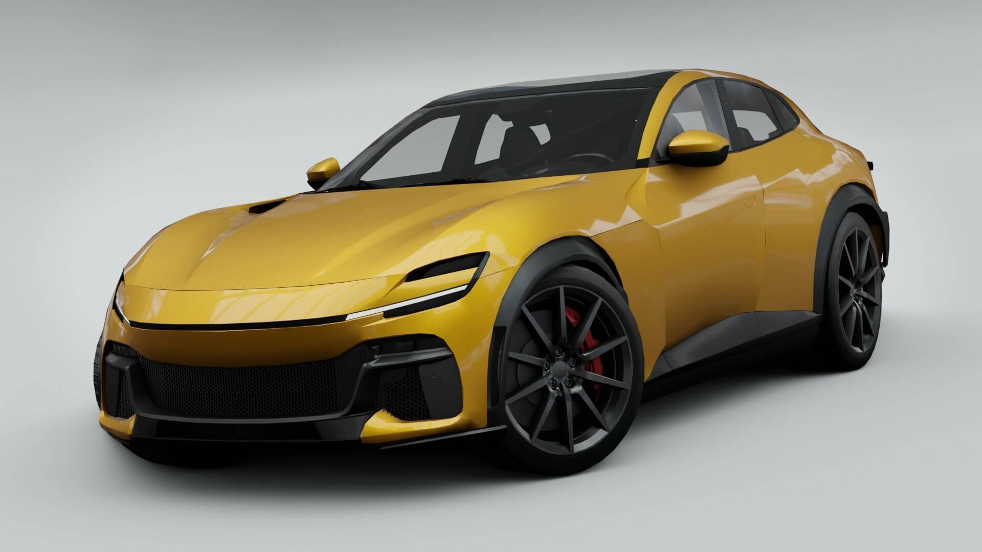 Ferrari Purosangue 2023 - 3D Model by Phazan