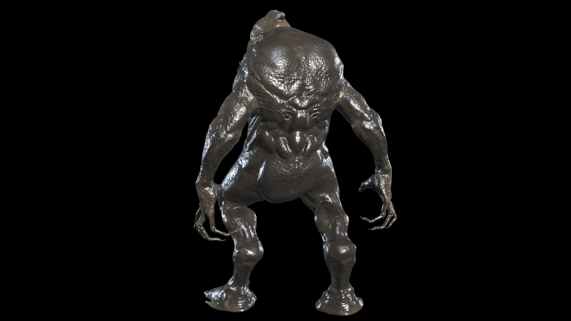 Fish Mutant Monster - 3D Model by Phazan