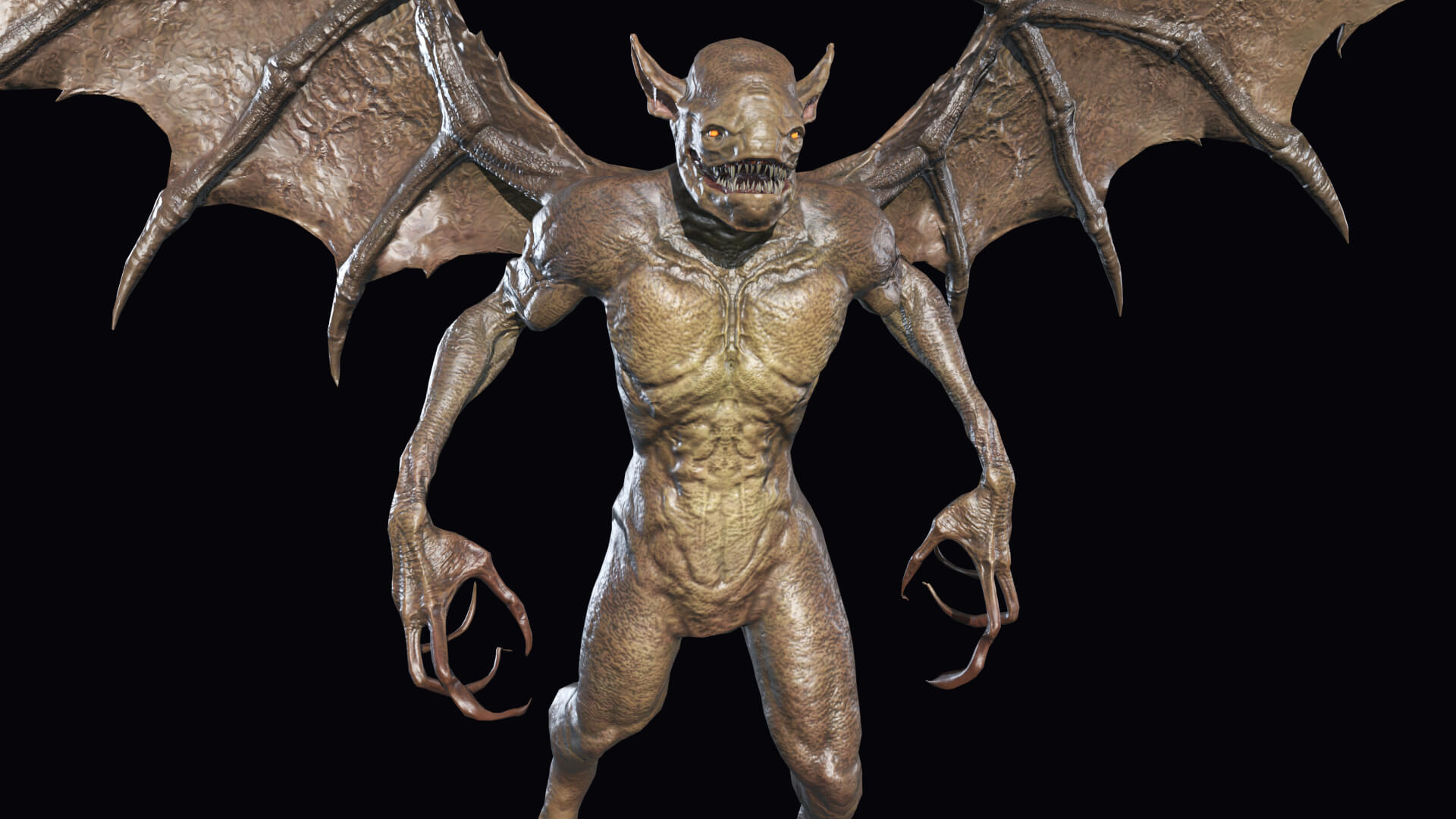 Fly Demon Monster - 3D Model by Phazan