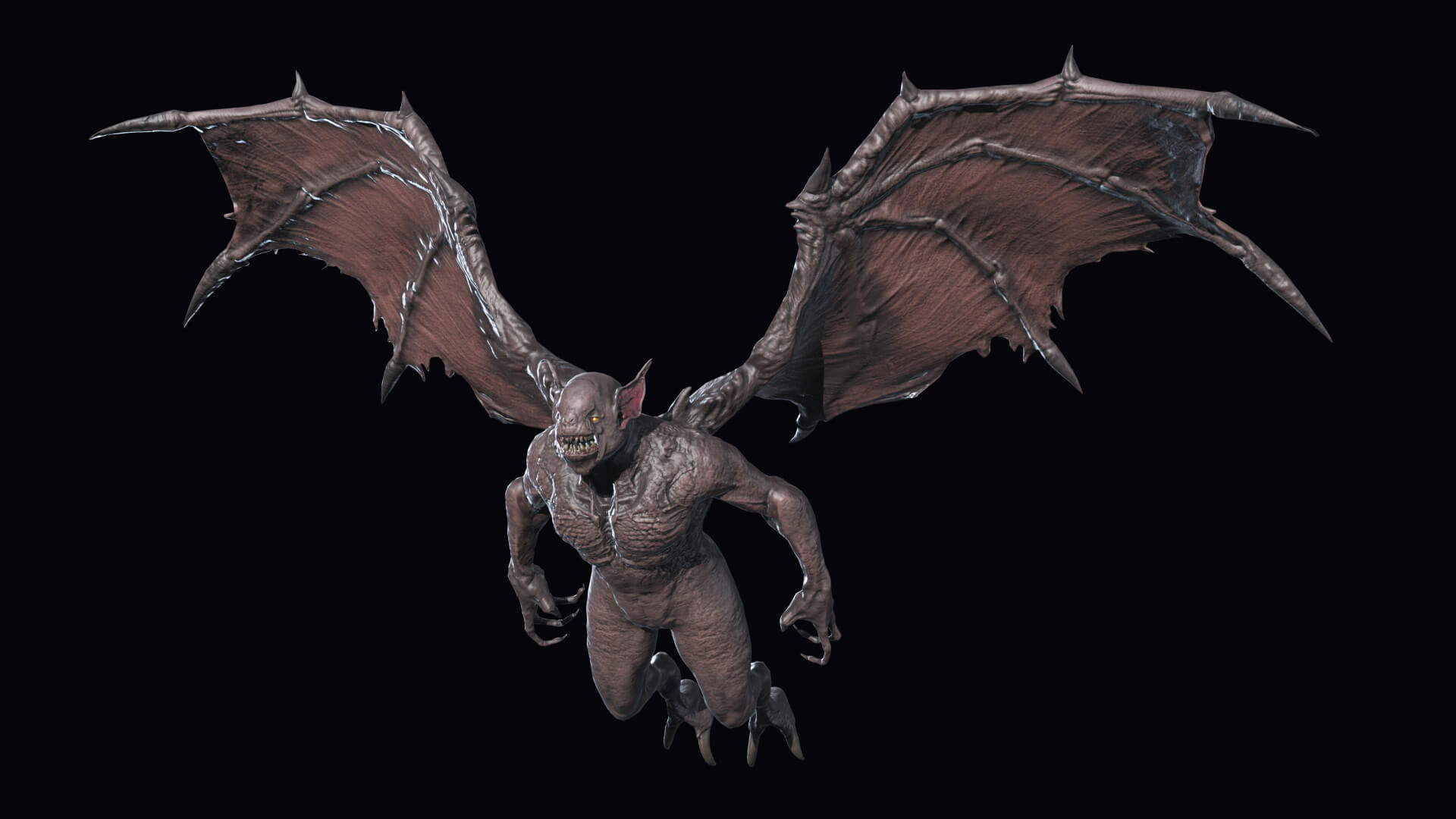 Fly Demon 3 Monster - 3D Model by Phazan