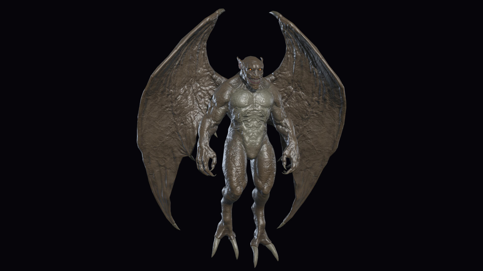 Gargoyle Monster - 3D Model by Phazan