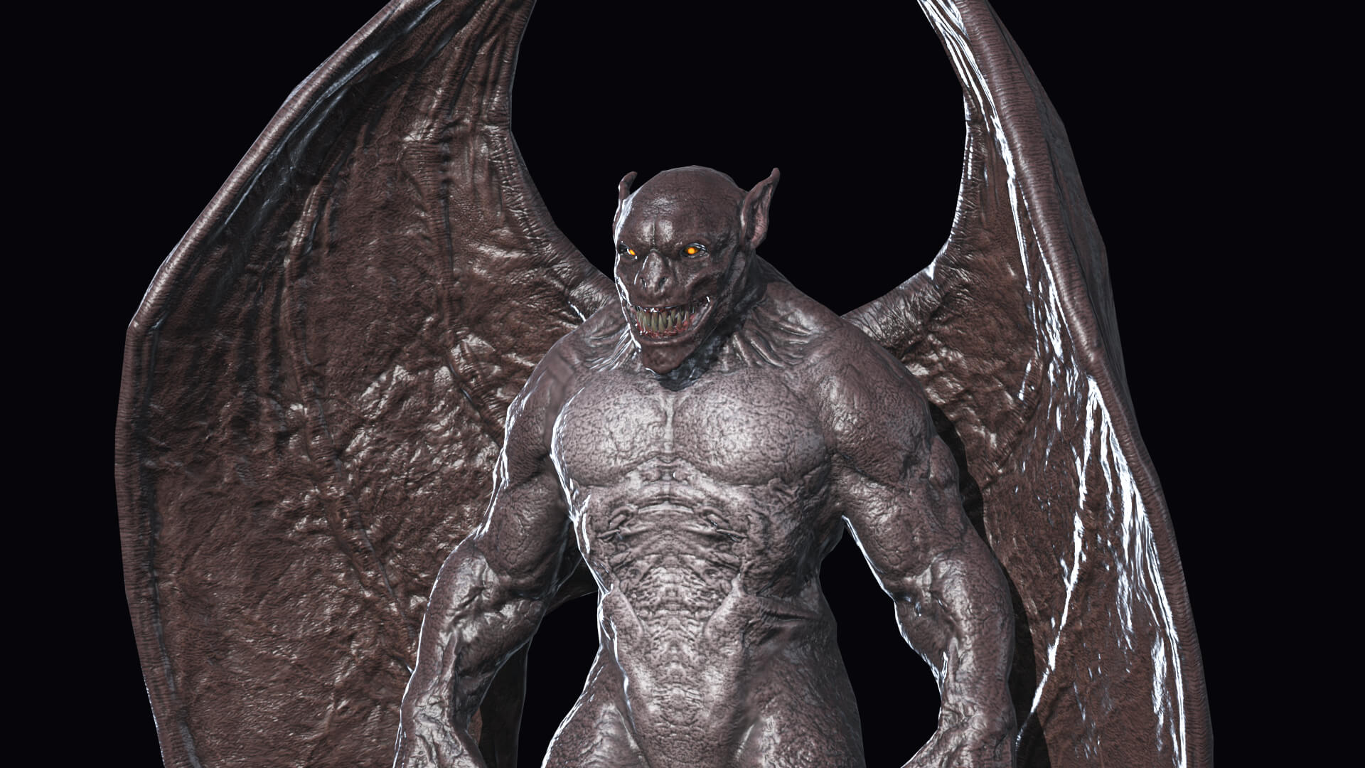 Gargoyle Monster - 3D Model by Phazan