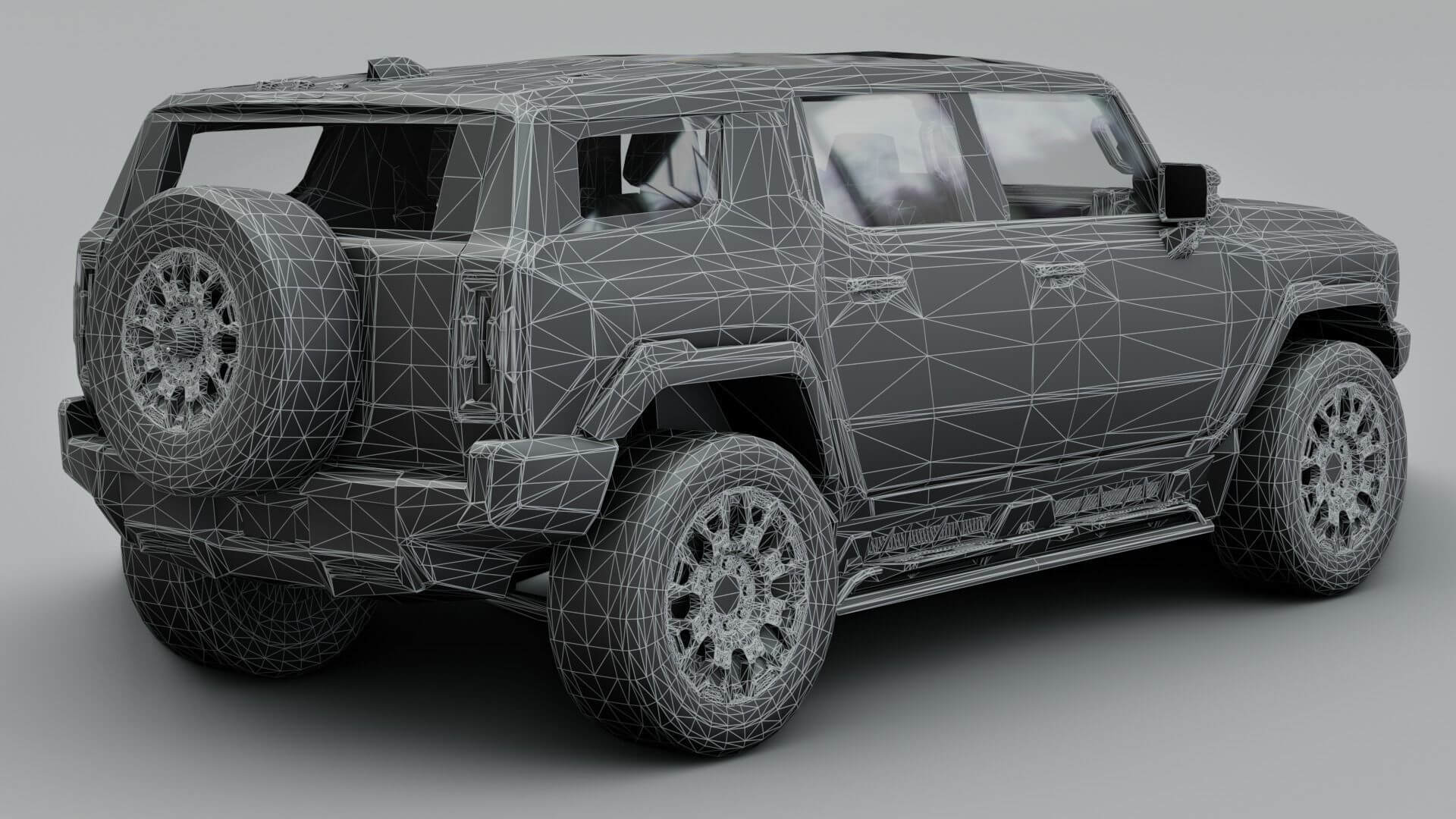 Hummer EV Electric SUV Pick Up 2022 - 3D Model by Phazan