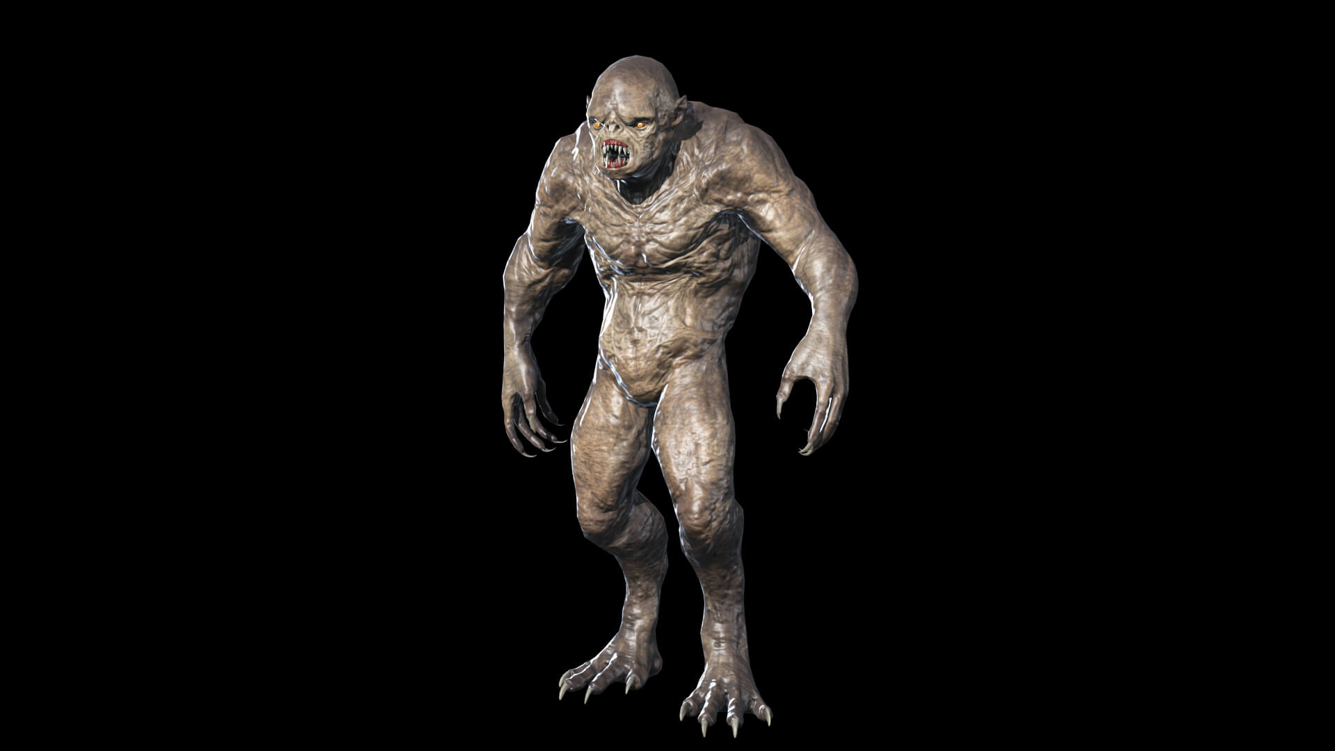 Hump Monster - 3D Model by Phazan