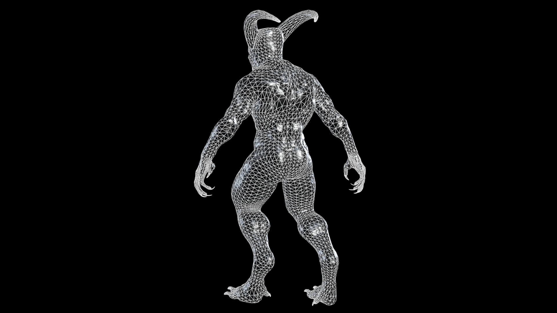 Hunter Demon Monster - 3D Model by Phazan