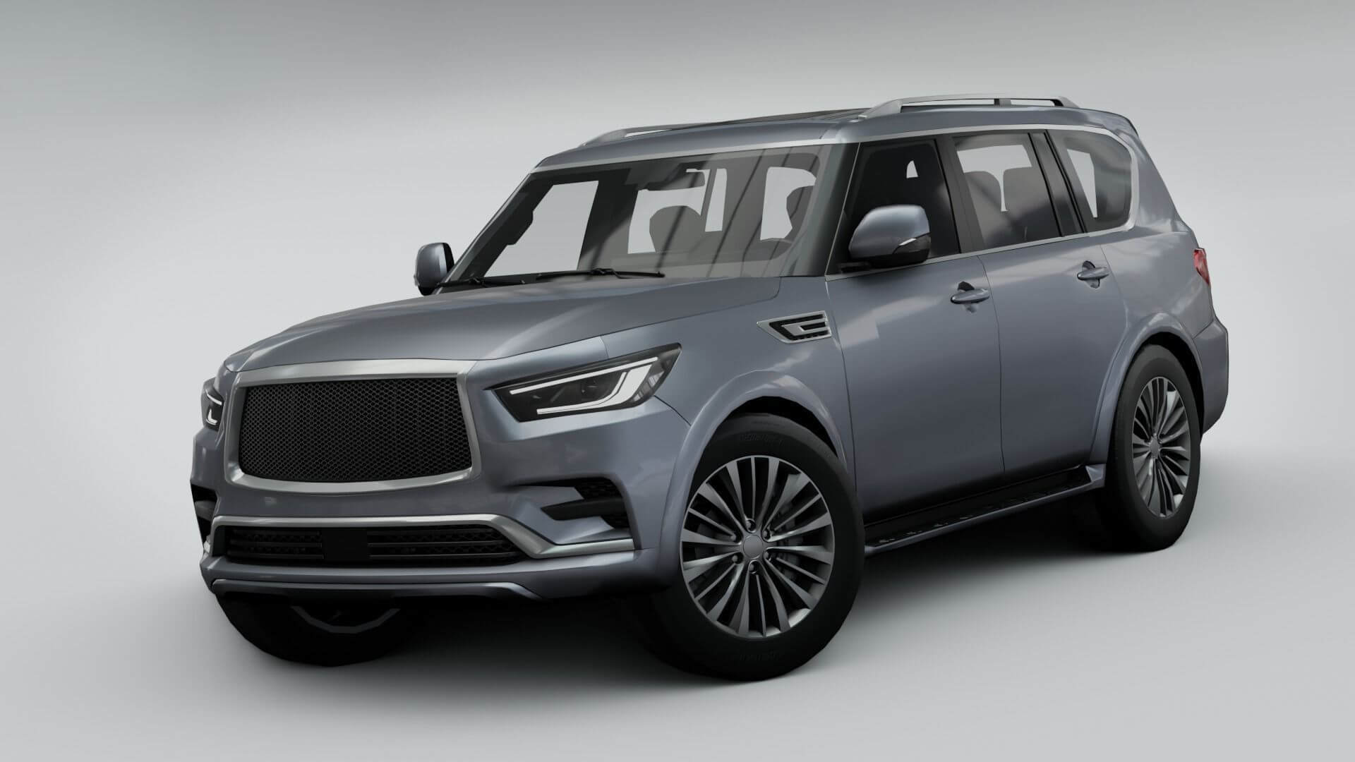 Infiniti QX80 2021 - 3D Model by Phazan