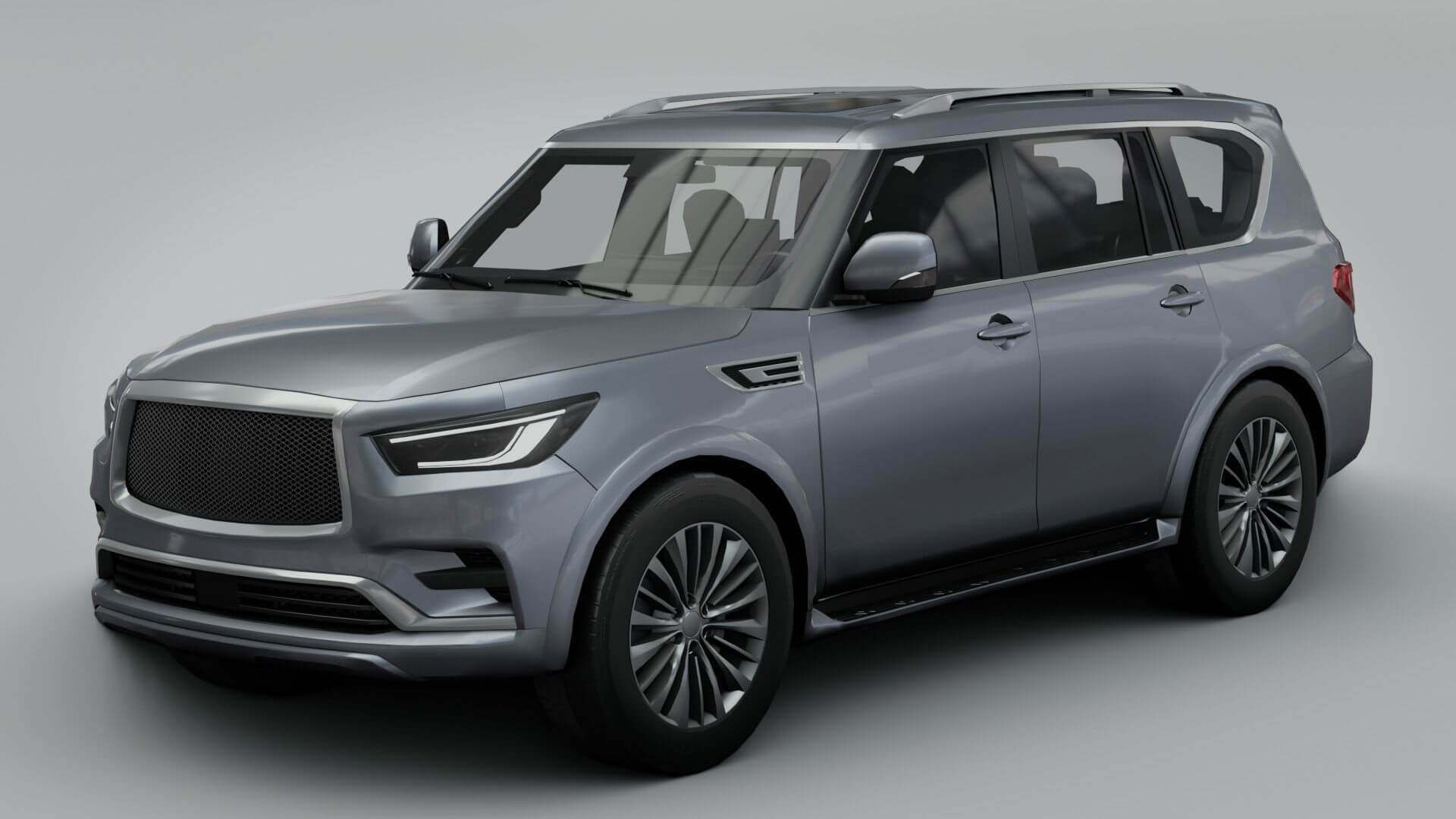 Infiniti QX80 2021 - 3D Model by Phazan