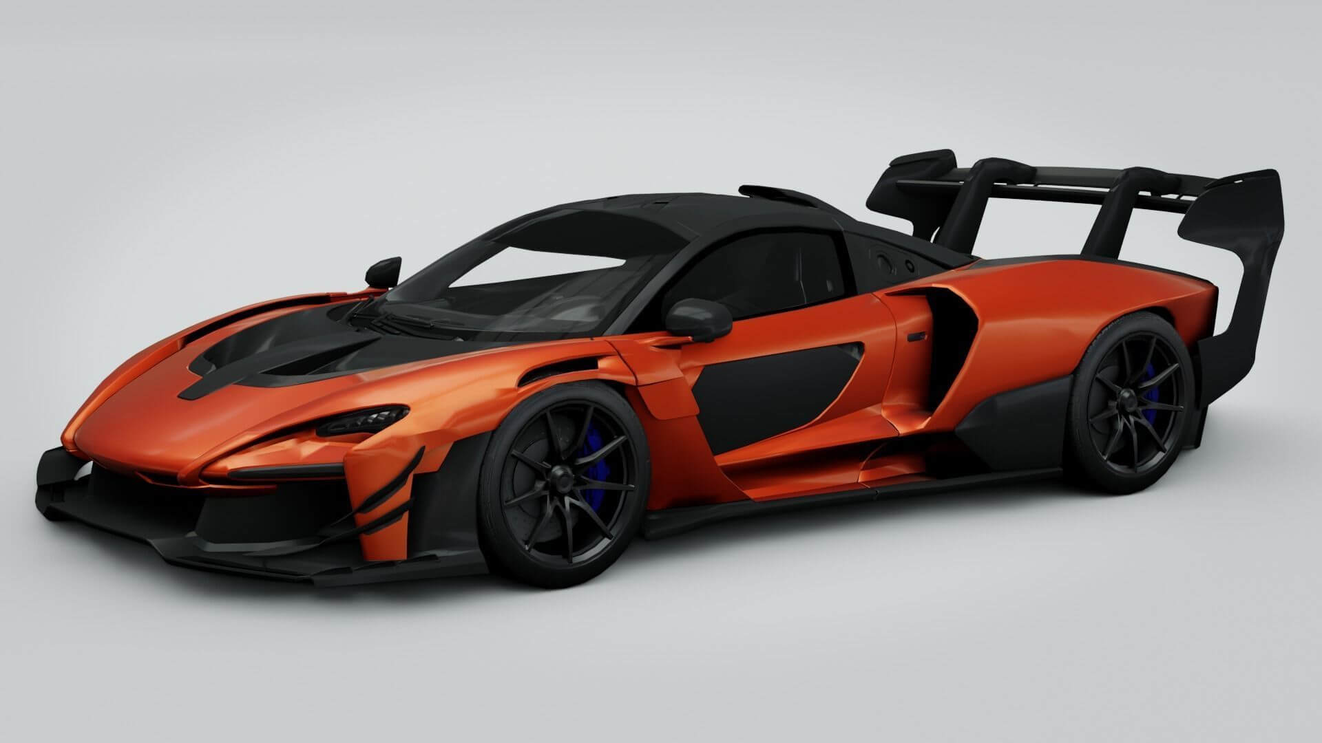 McLaren Senna - 3D Model by Phazan