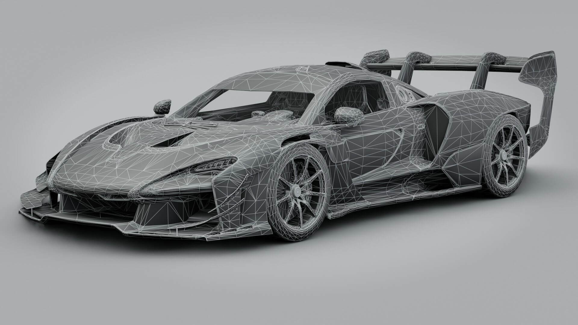 McLaren Senna - 3D Model by Phazan