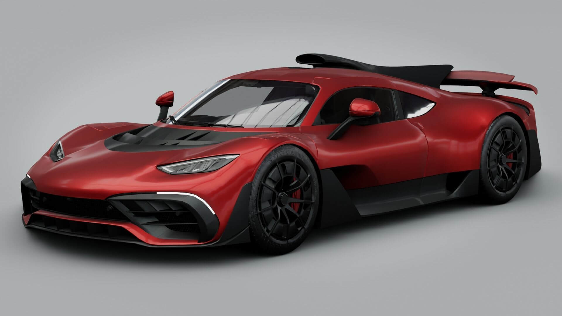 Mercedes-AMG Project One 3D Model by Phazan