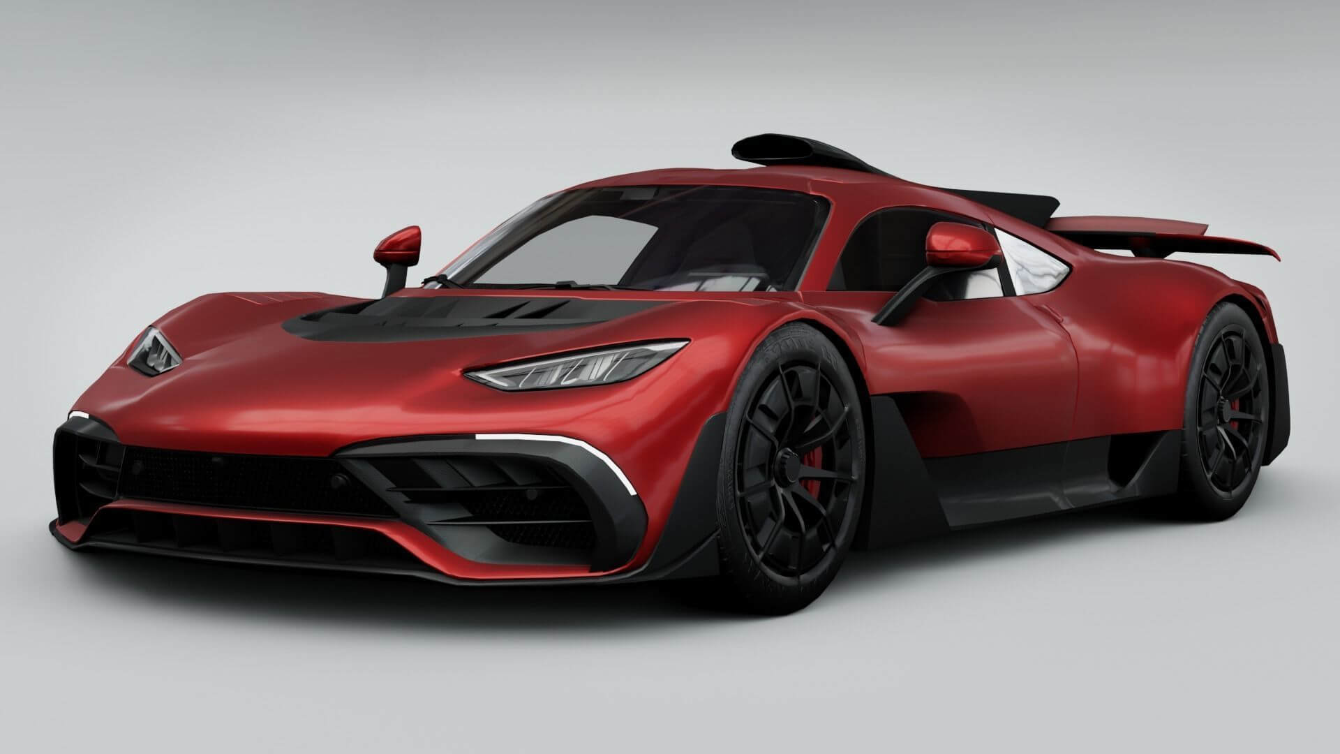 Mercedes-AMG Project One 3D Model by Phazan