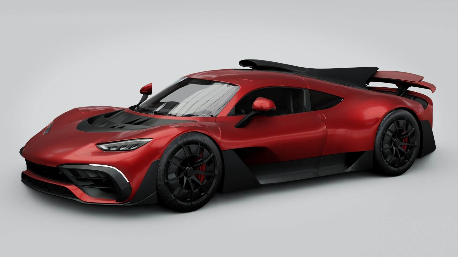 Mercedes-AMG Project One 3D Model by Phazan