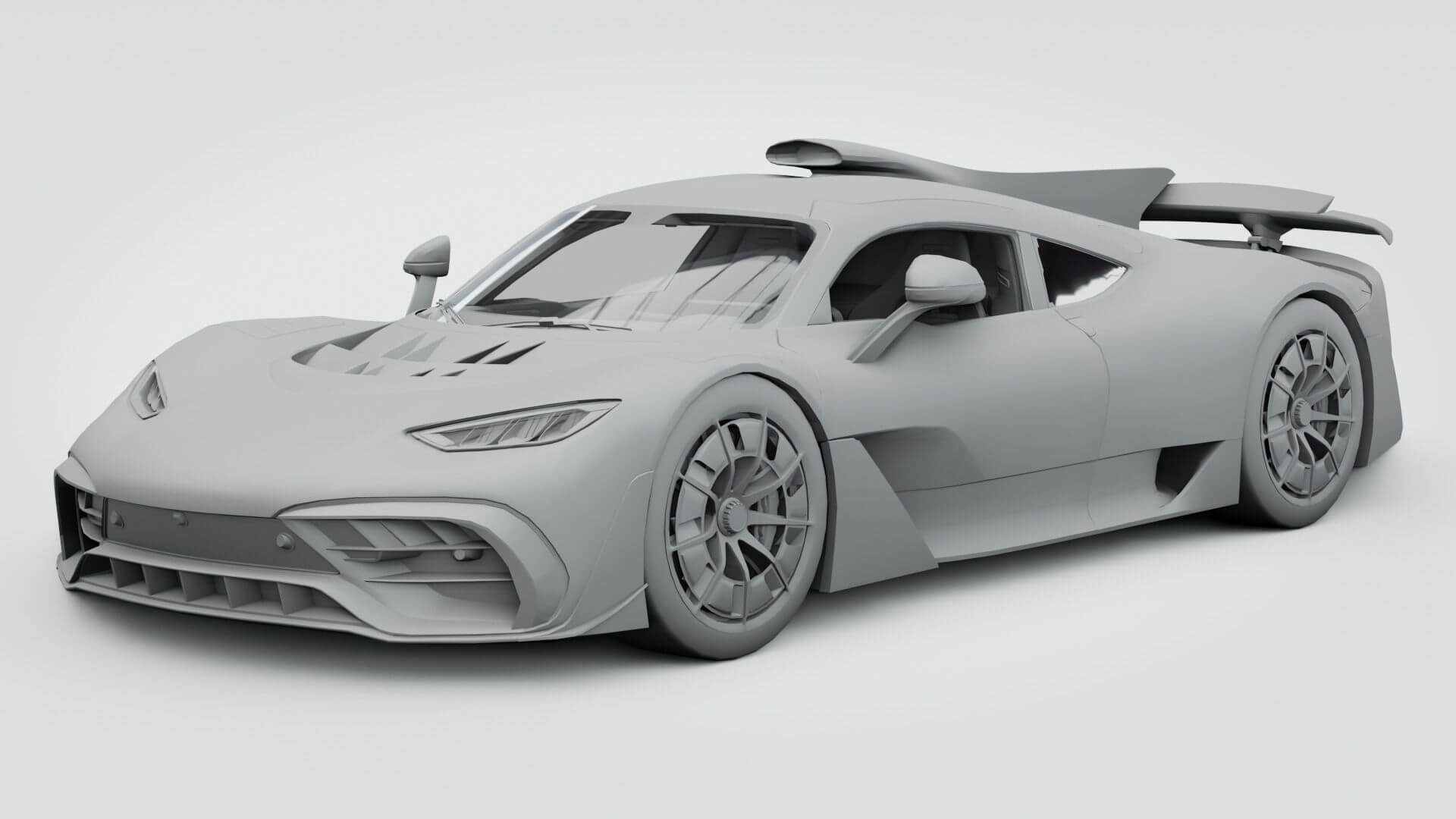 Mercedes-AMG Project One 3D Model by Phazan