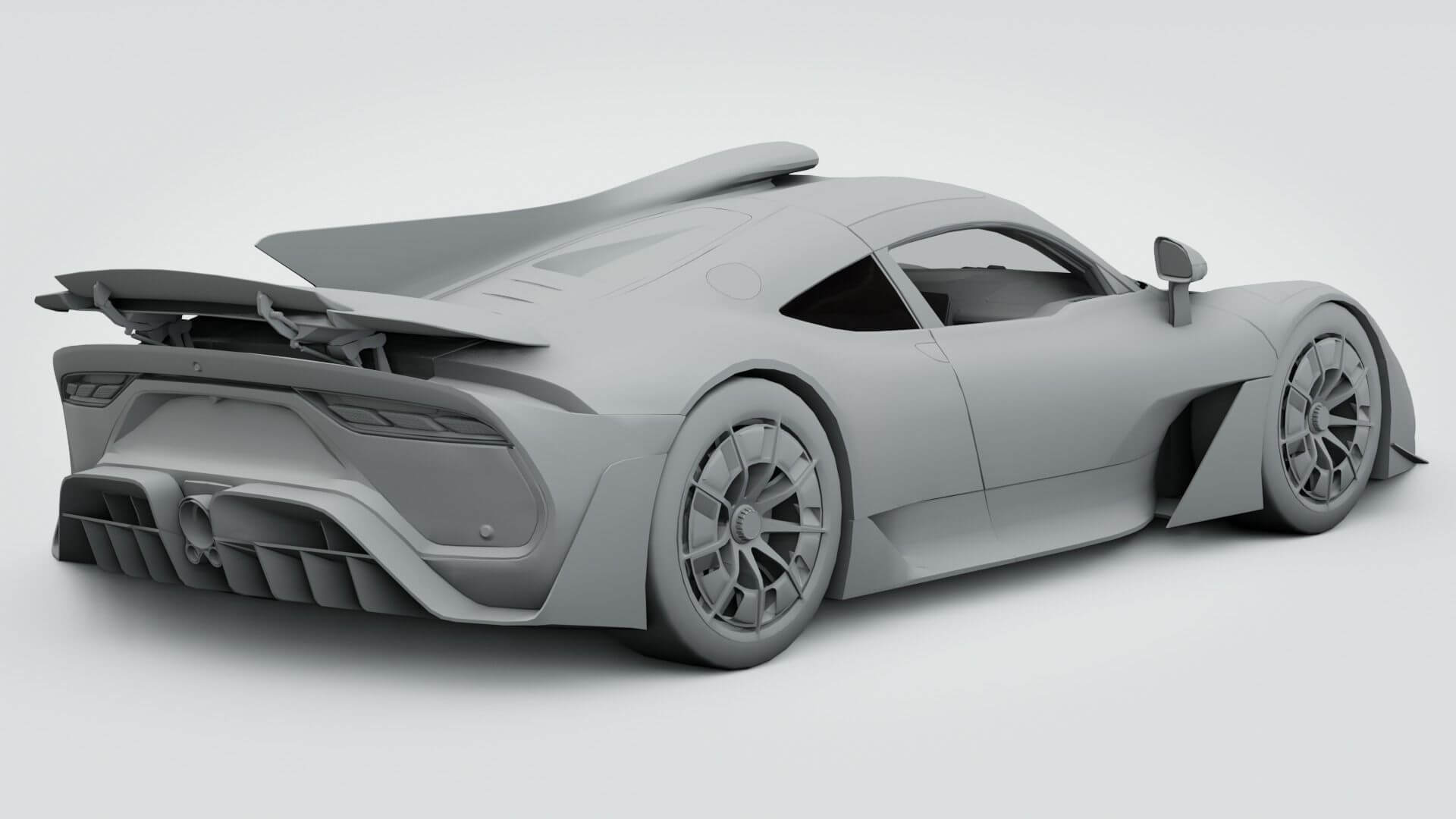 Mercedes-AMG Project One 3D Model by Phazan