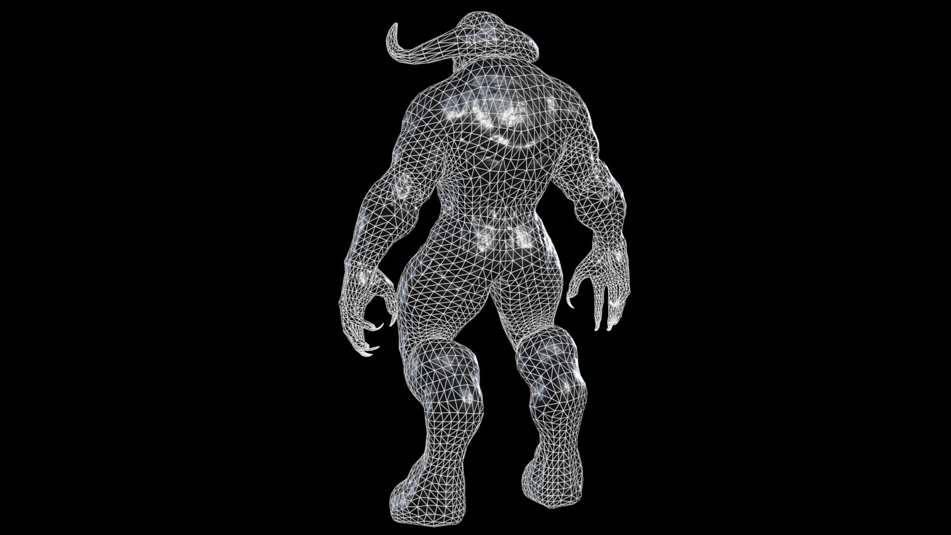 Minotaur Demon Monster - 3D Model by Phazan