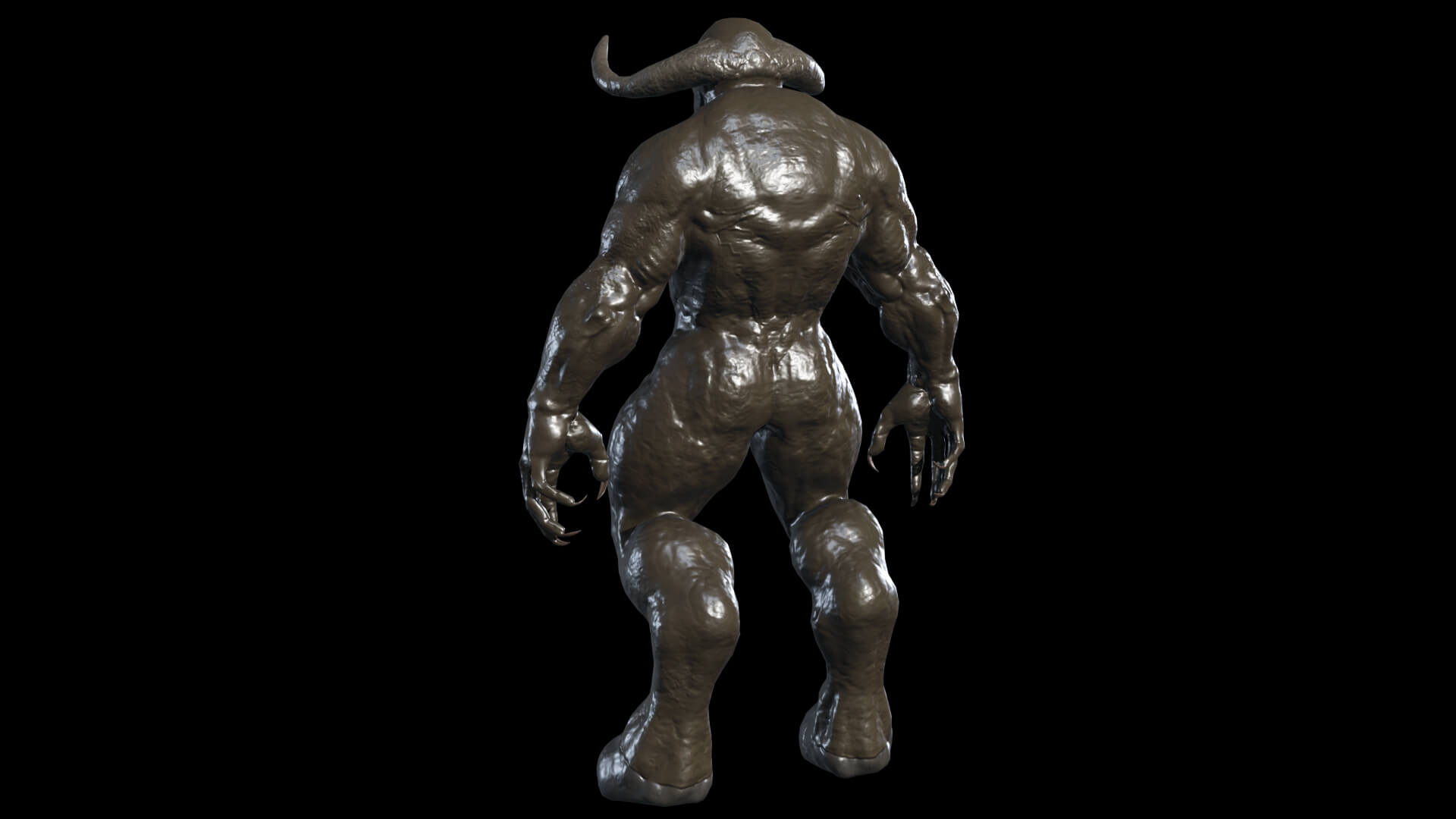 Minotaur Demon Monster - 3D Model by Phazan
