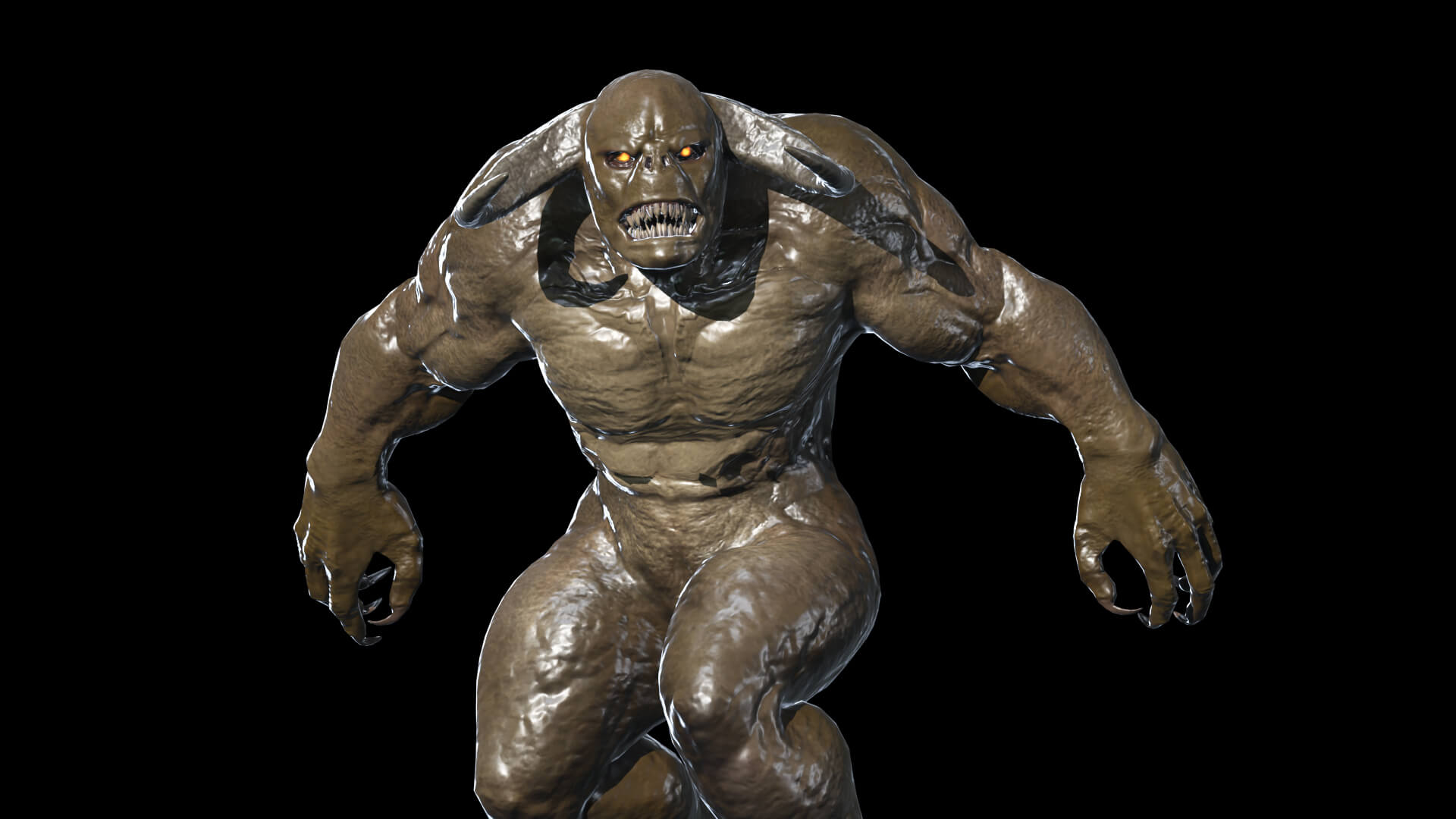 Minotaur Demon Monster - 3D Model by Phazan