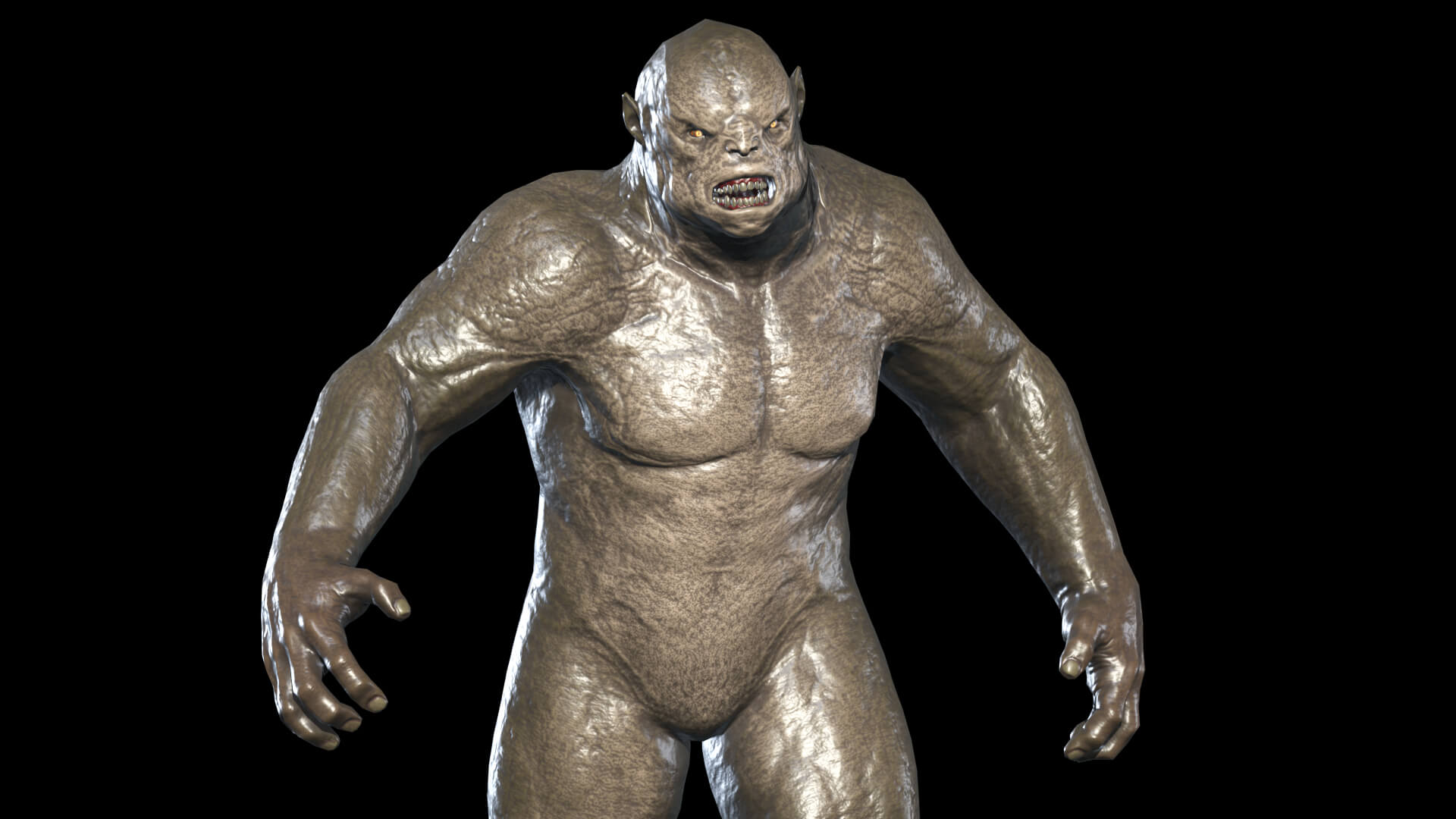 Monster Ogre 2 - 3D Model by Phazan