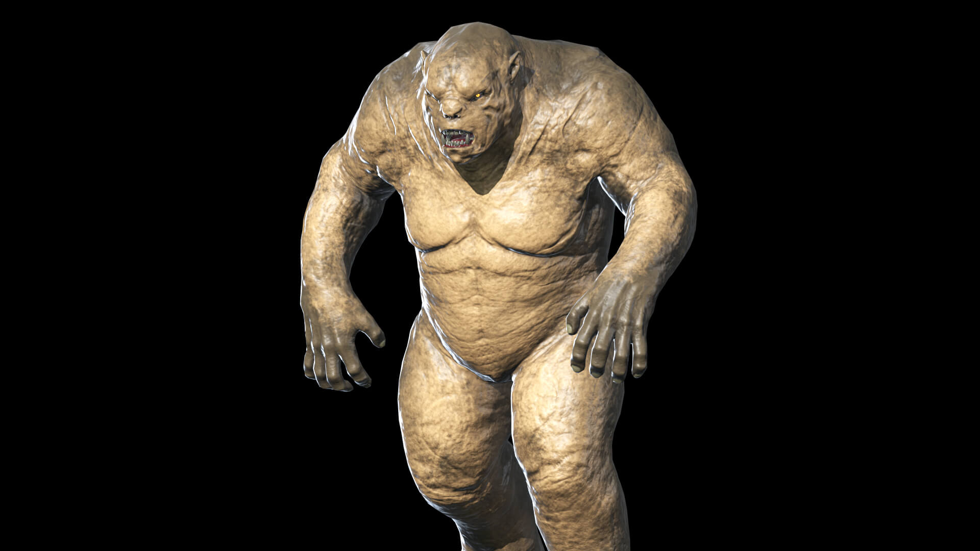 Monster Ogre - 3D Model by Phazan