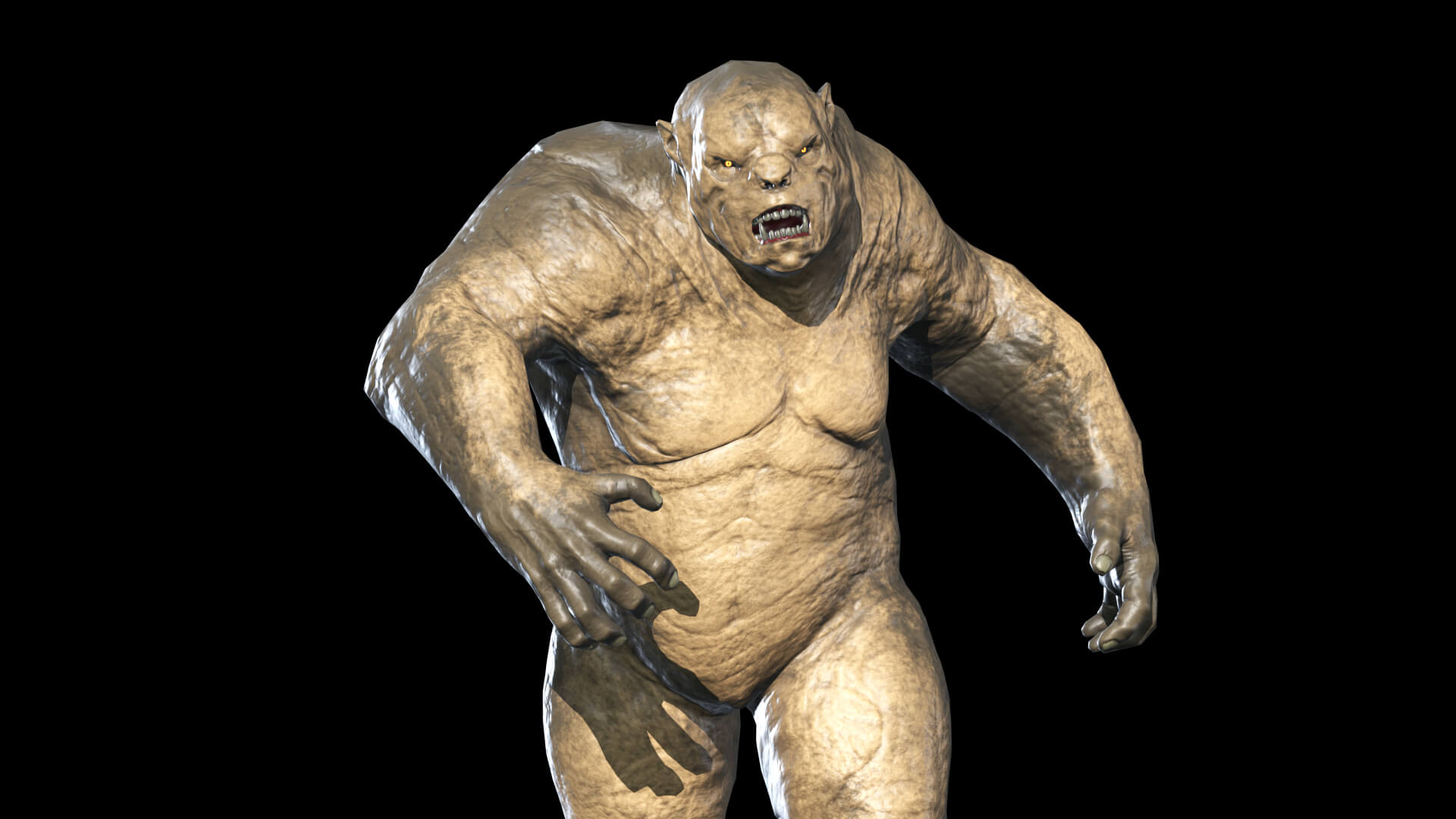 Monster Ogre - 3D Model by Phazan