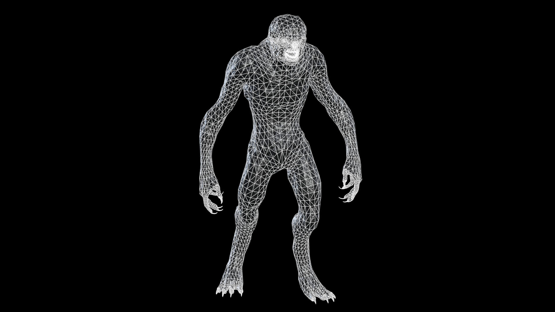 Mutant Monster3 - 3D Model by Phazan